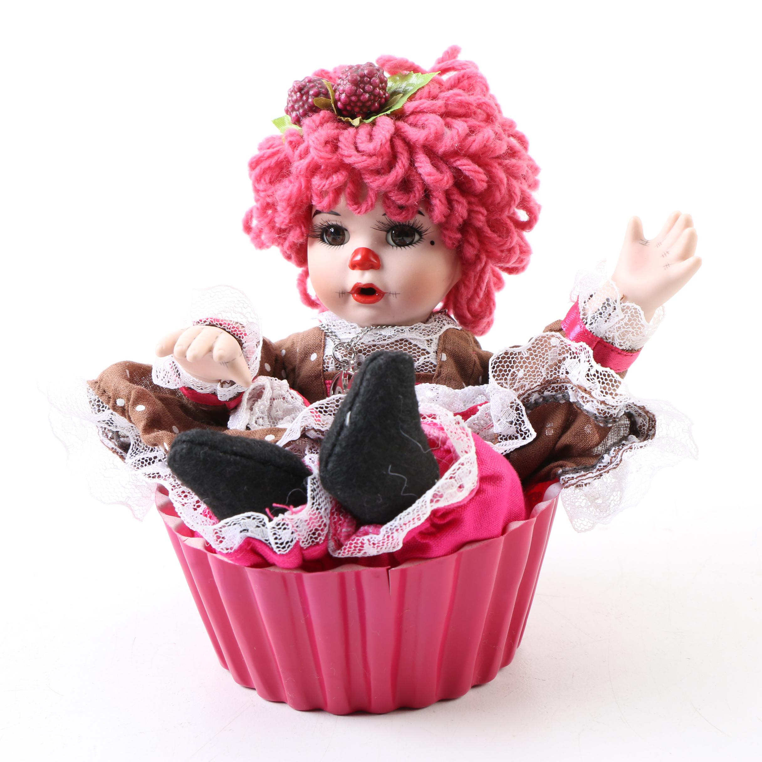 Marie Osmond Porcelain "Chocolate Raspberry" Rag-a-Muffin Doll | EBTH