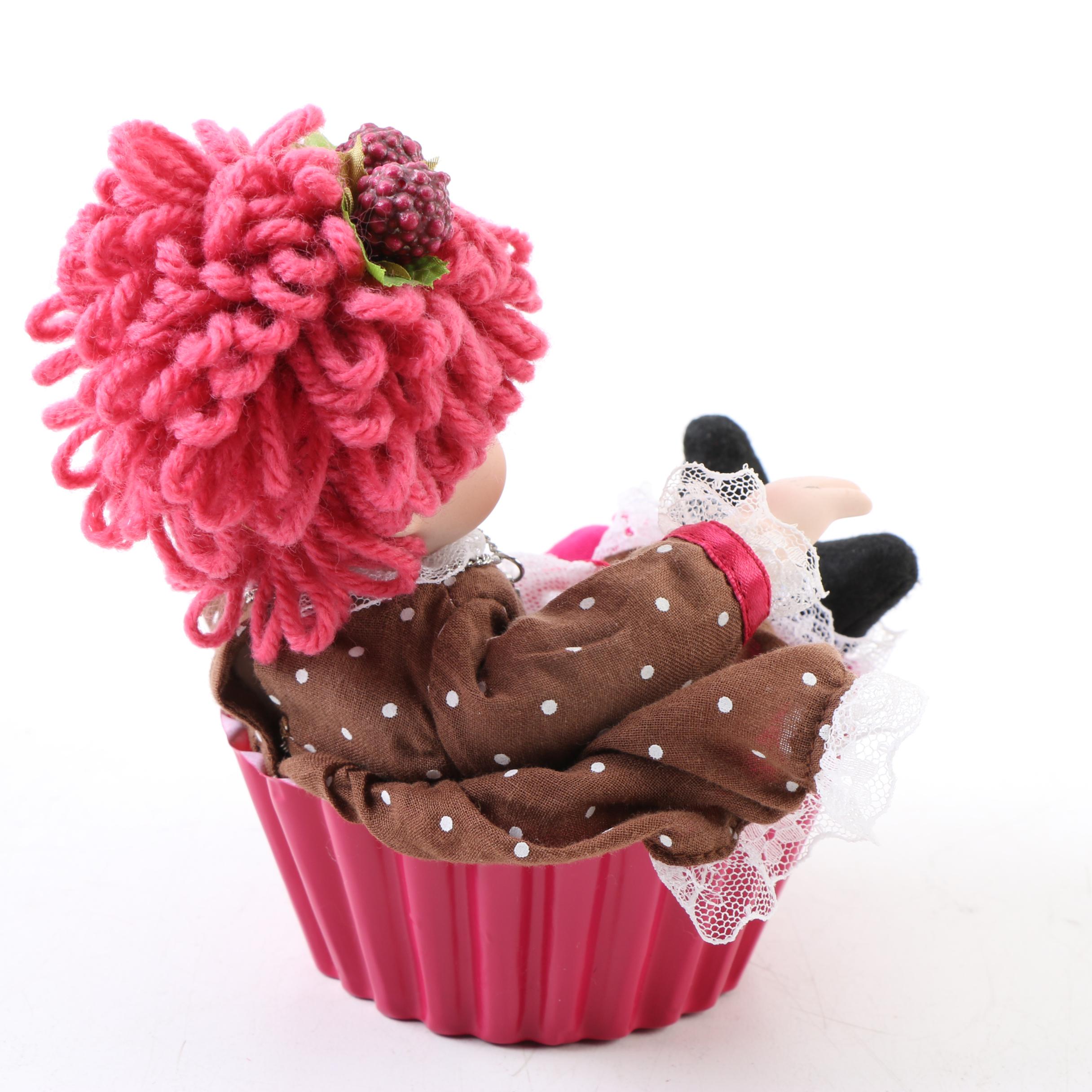 Marie Osmond Porcelain "Chocolate Raspberry" Rag-a-Muffin Doll | EBTH