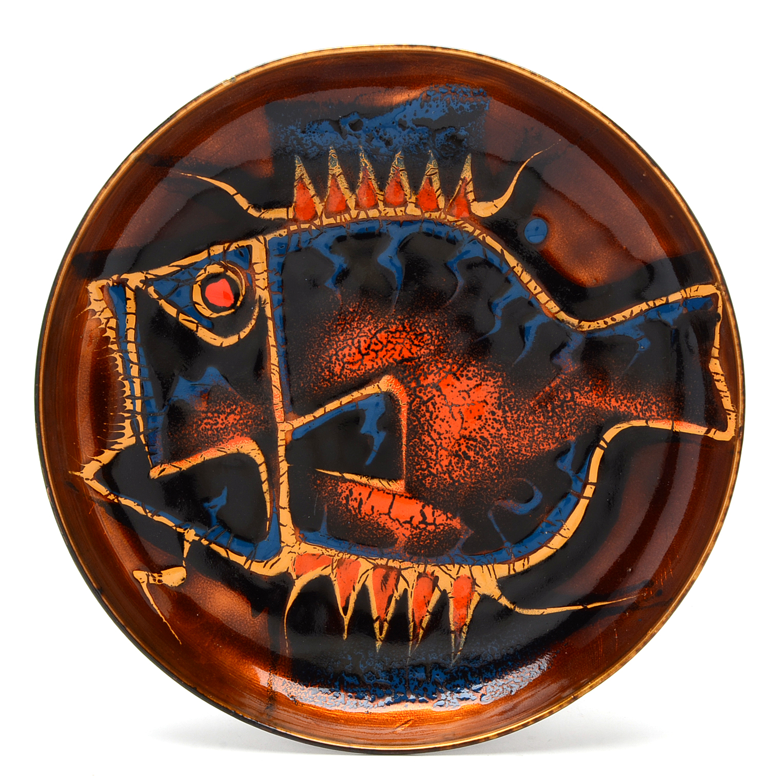 Dekor Zagreb Mid Century Modern Enameled Plate | EBTH