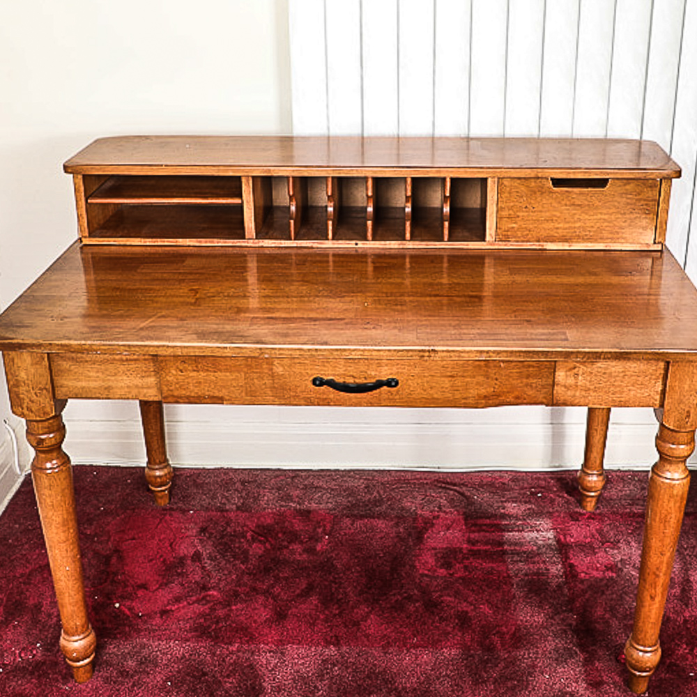 Contemporary Maple Desk and Chair by World Market | EBTH