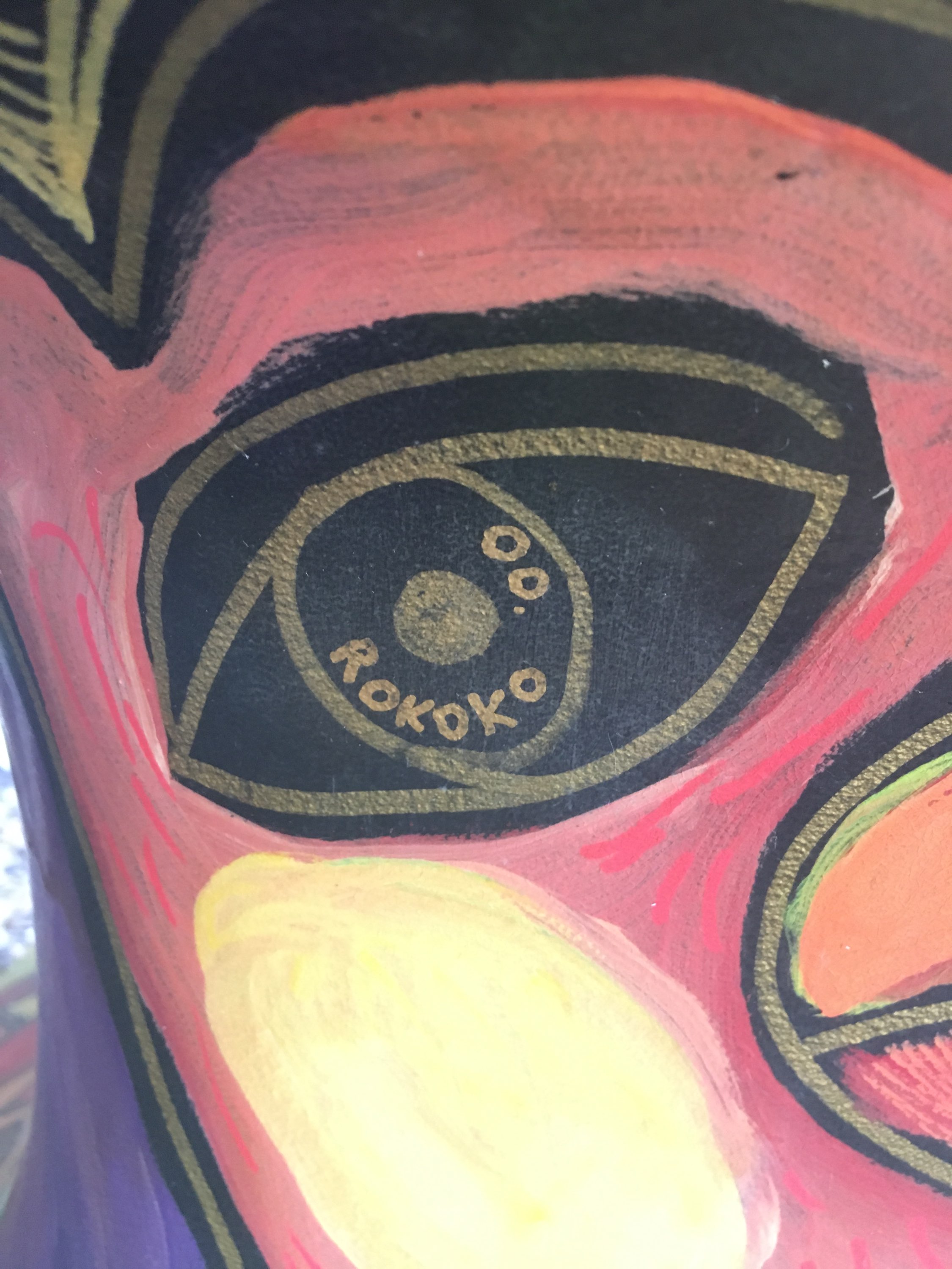 RokokoArt Painted Hand Chair by Rotonics | EBTH