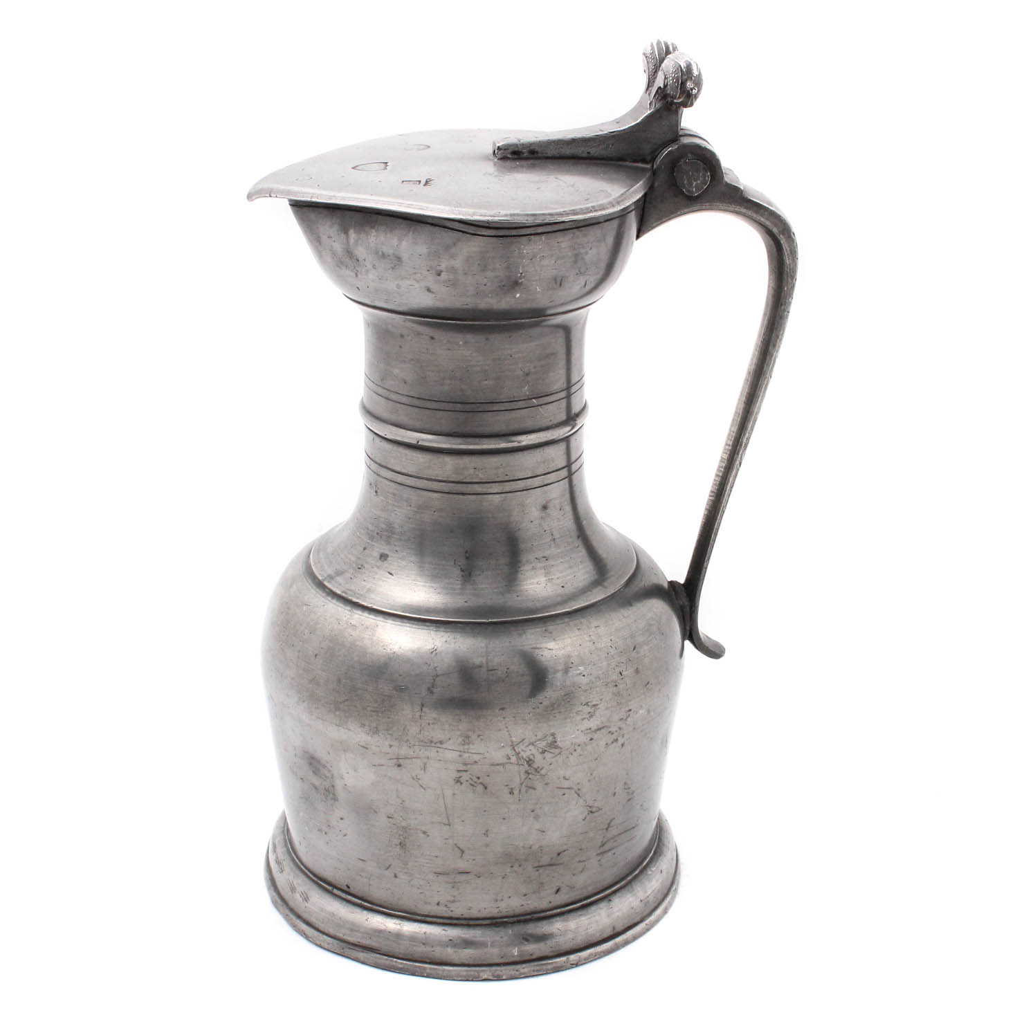 Circa 1775 Swiss Pewter Flagon | EBTH