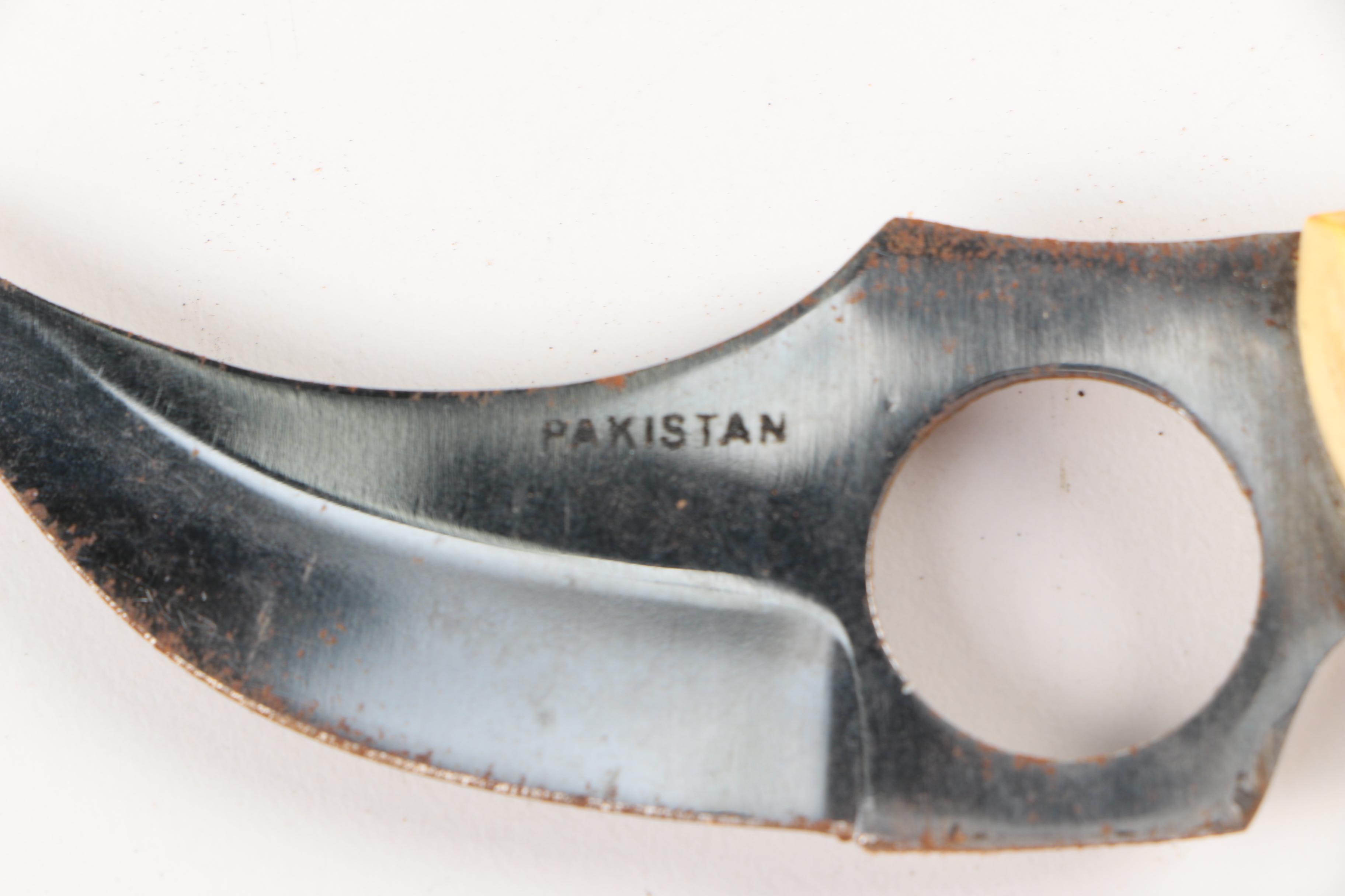 Vintage Bone Handled Pakistani Skinning Knife | EBTH