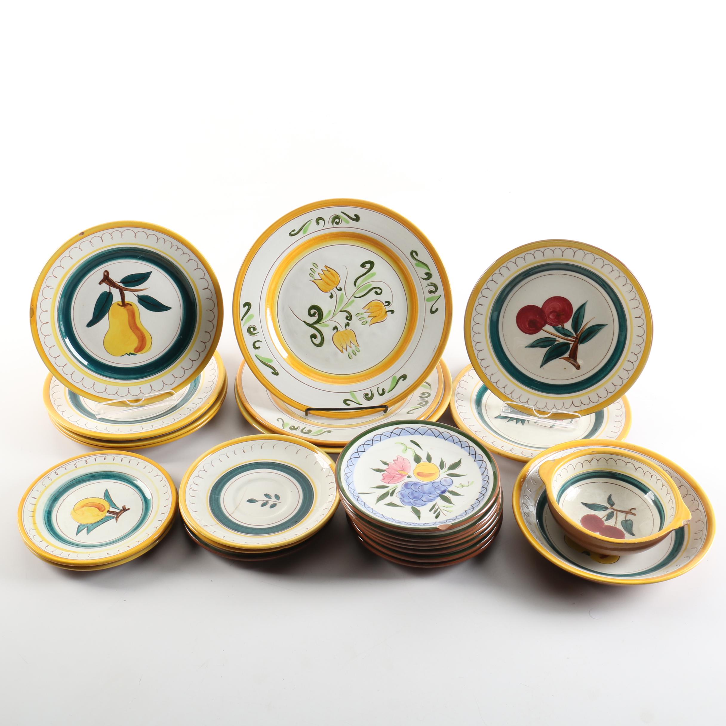 Stangl Pottery "Fruit", "Garden Flower" and "Tulip" Dinnerware | EBTH