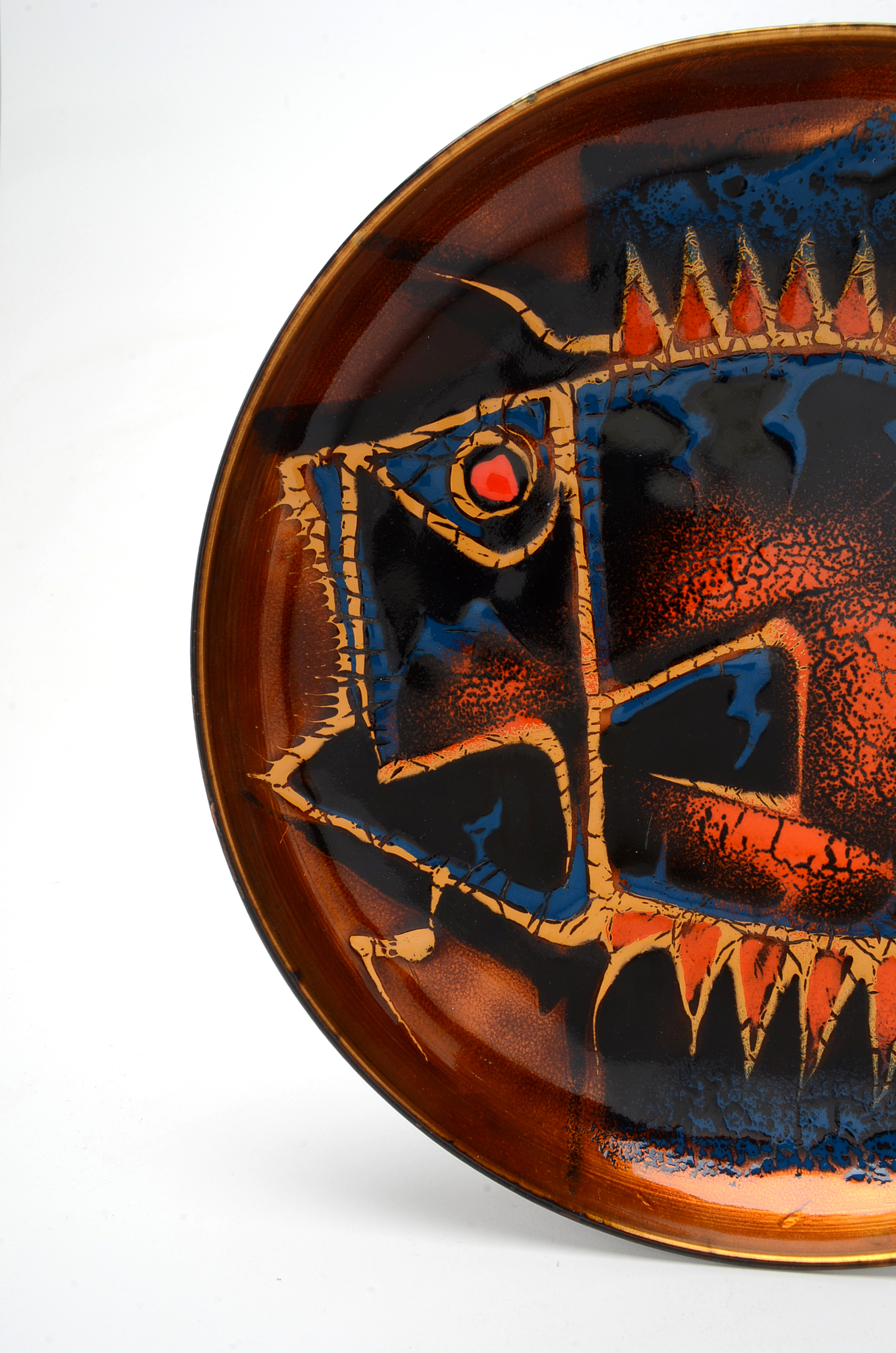 Dekor Zagreb Mid Century Modern Enameled Plate | EBTH