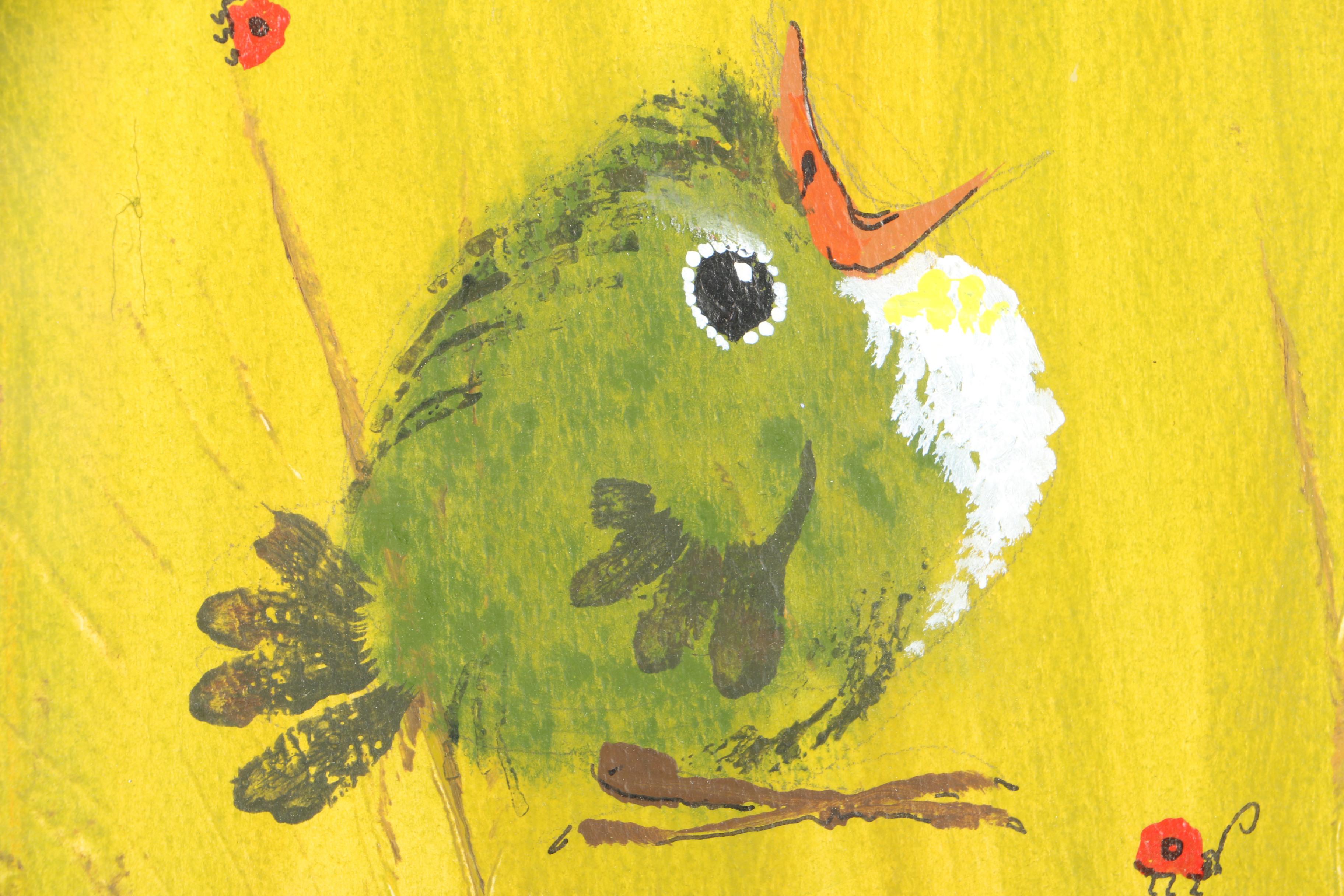 Pat Hall Acrylic Painting of Birds | EBTH