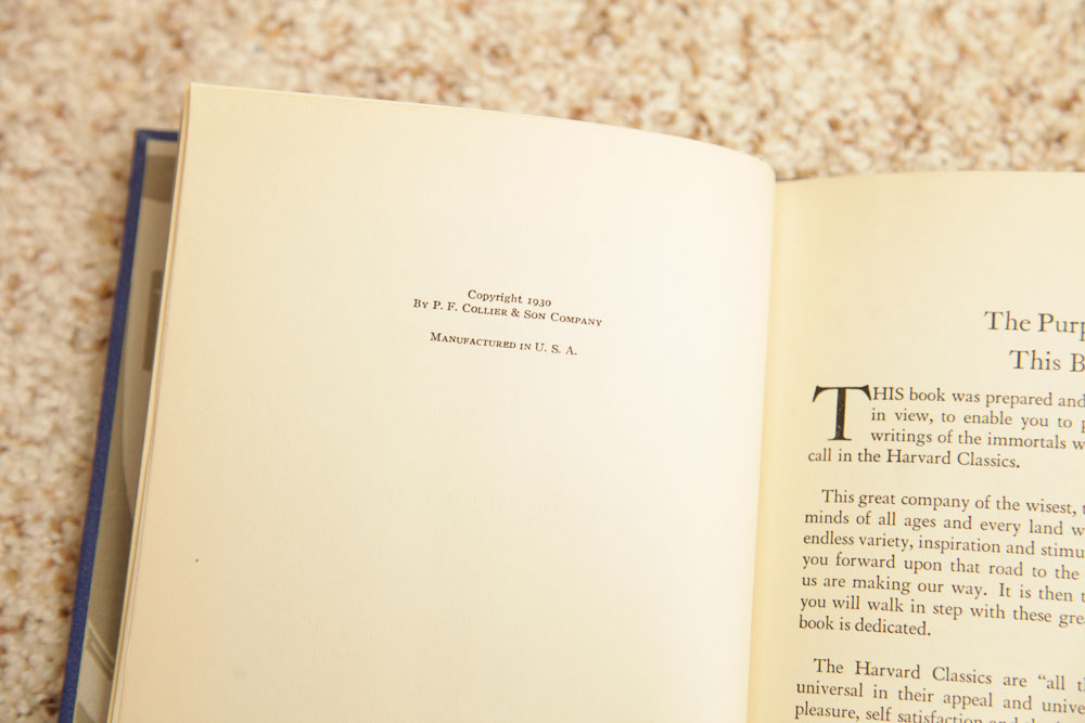 1910 "Harvard Classics" Complete 51-Volume Set with Reading Guide | EBTH