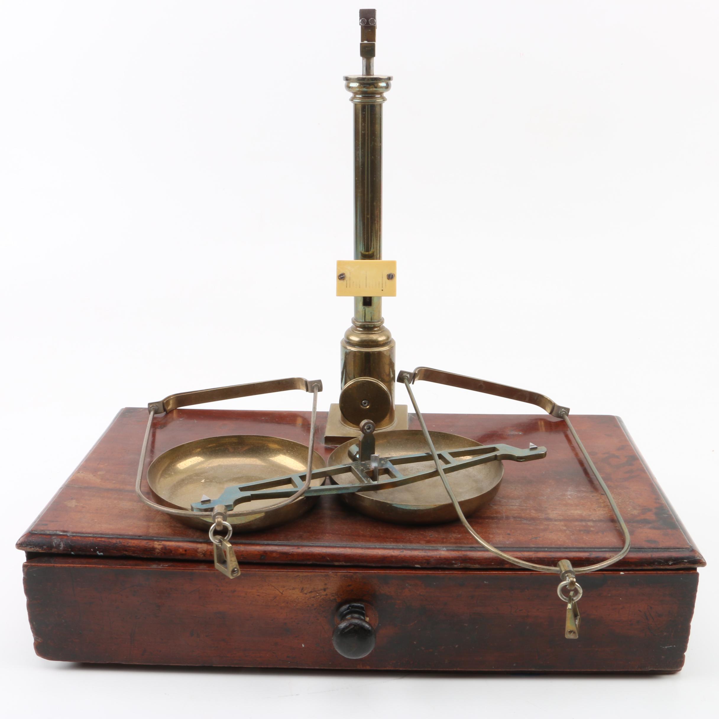 Equal Arm Balance Scale with Weights | EBTH