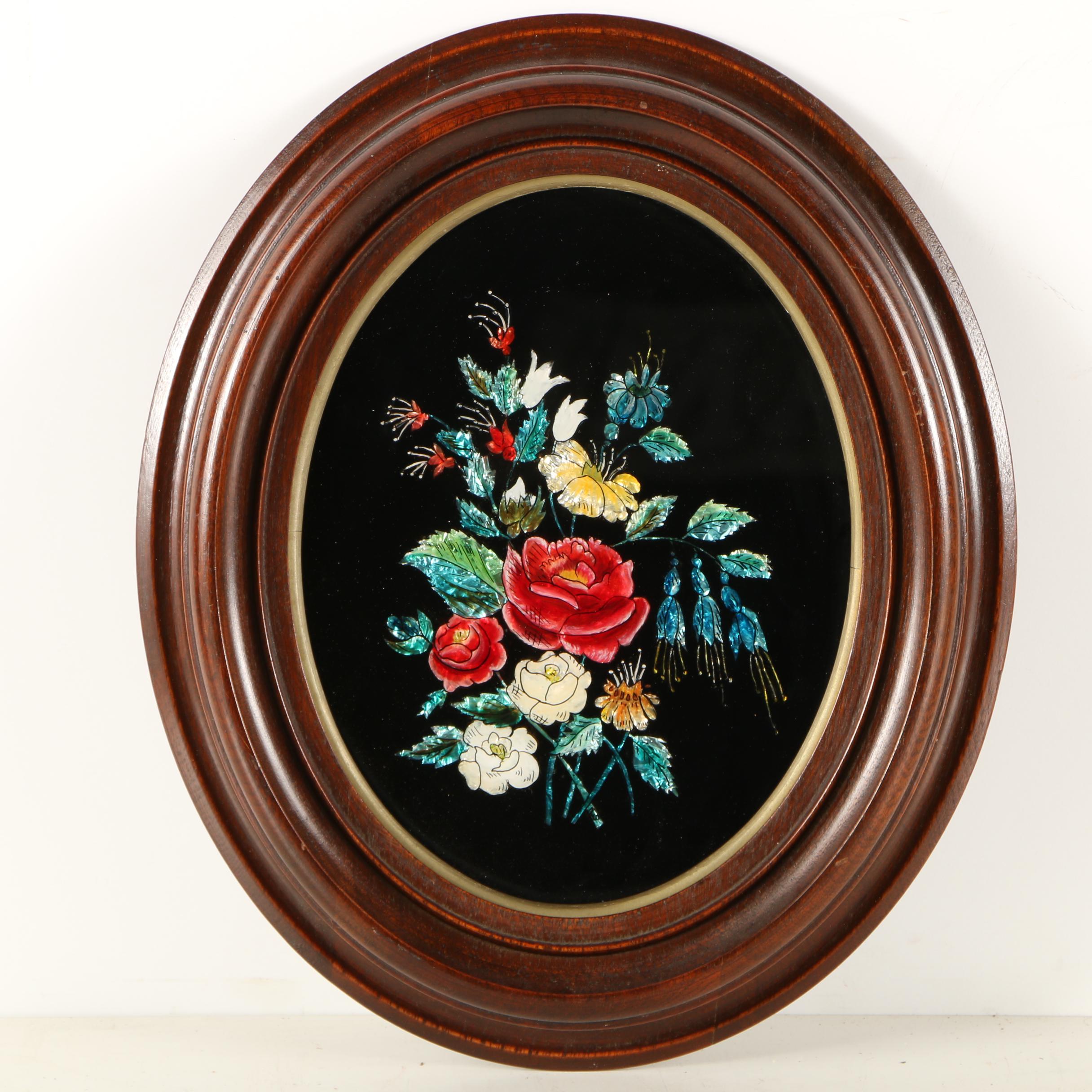 Flower-Themed Tinsel Paintings | EBTH