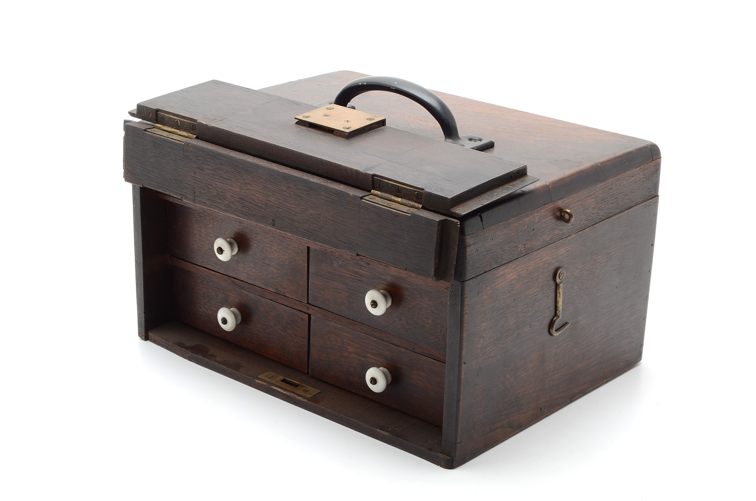 Antique Vernacular Craftsman's Tool Box, Late 19th to Early 20th ...