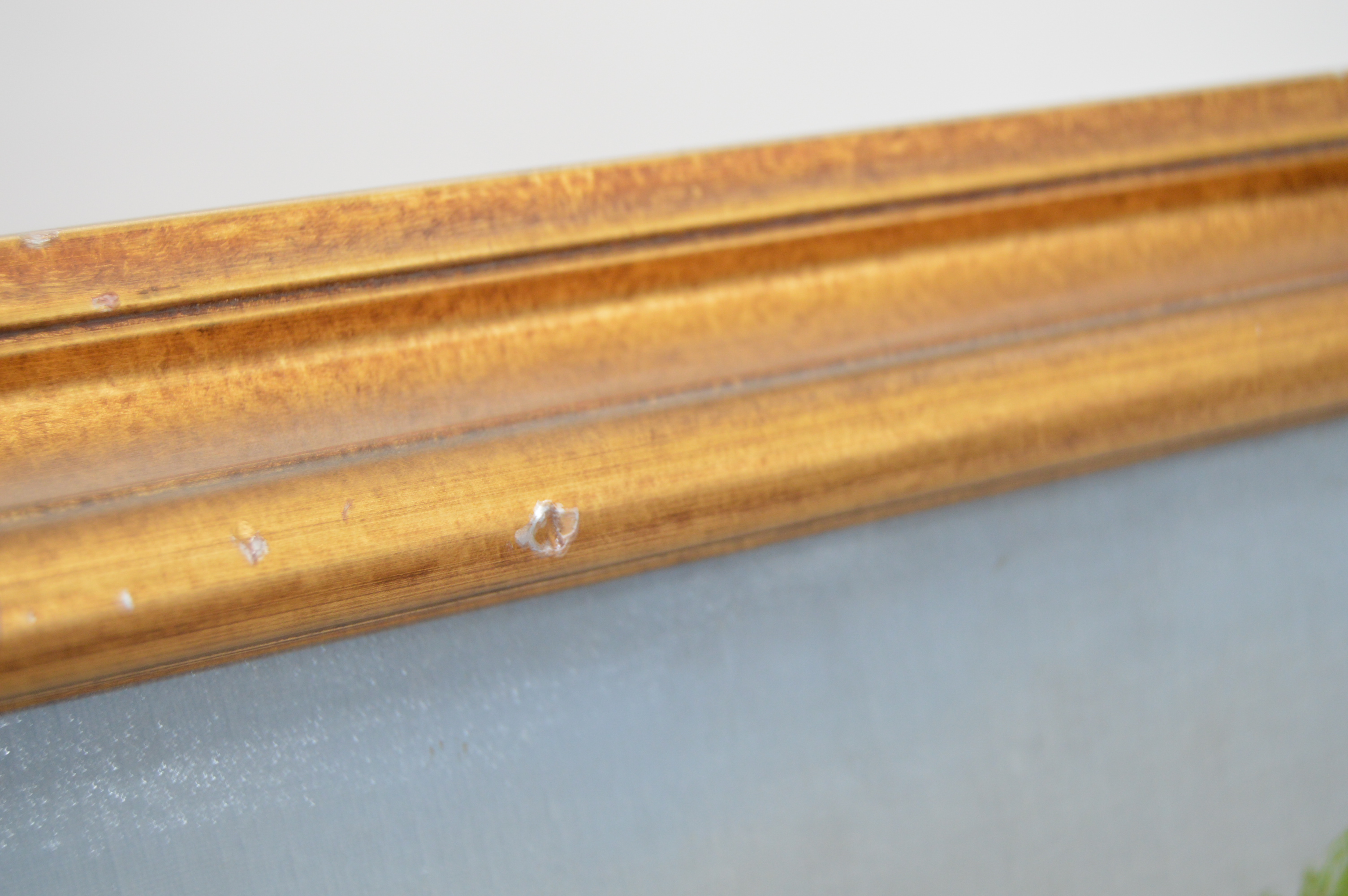 Richard Dodge Oil Streetscape on Canvas | EBTH