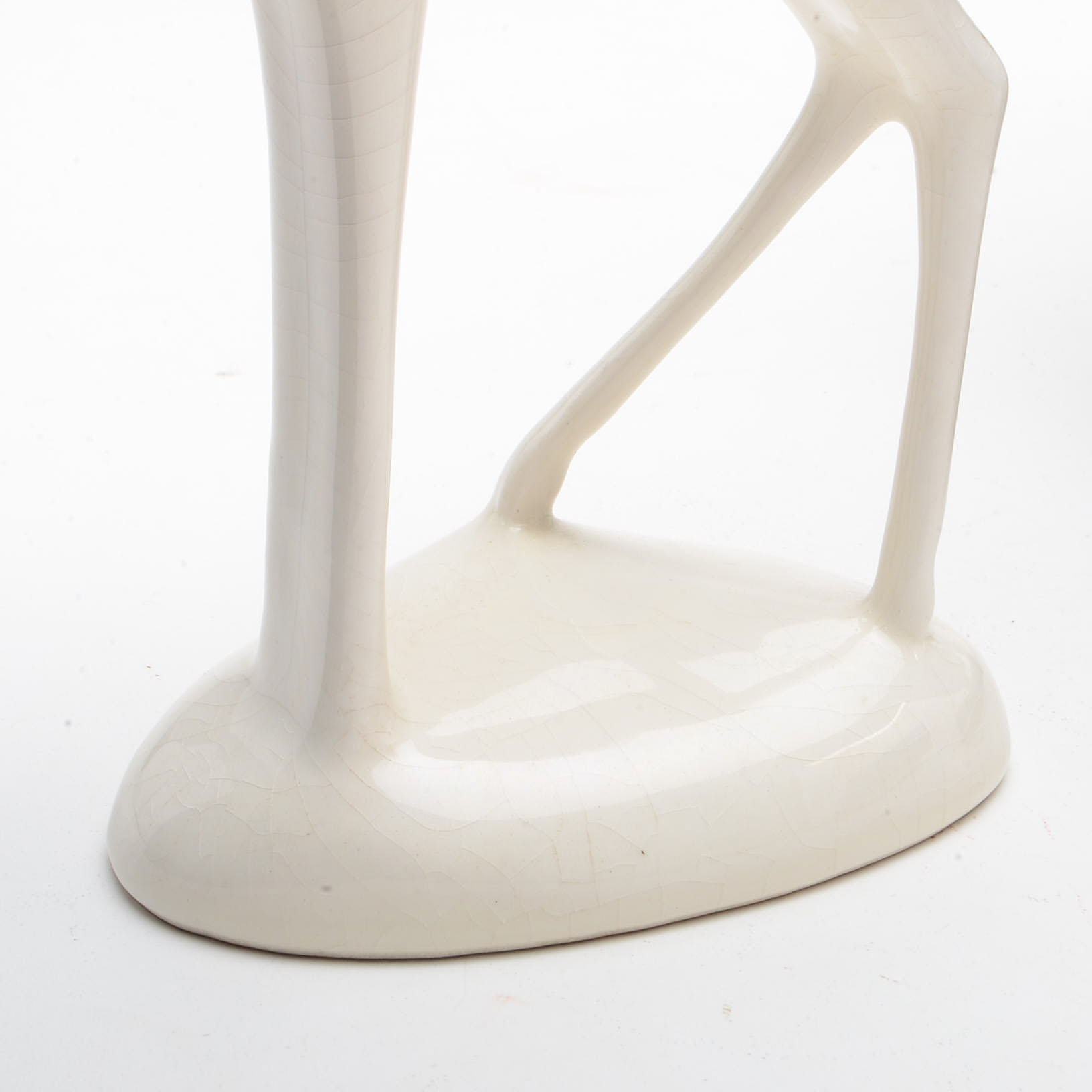 1950s Hallfield California Pottery Giraffe Figurine | EBTH