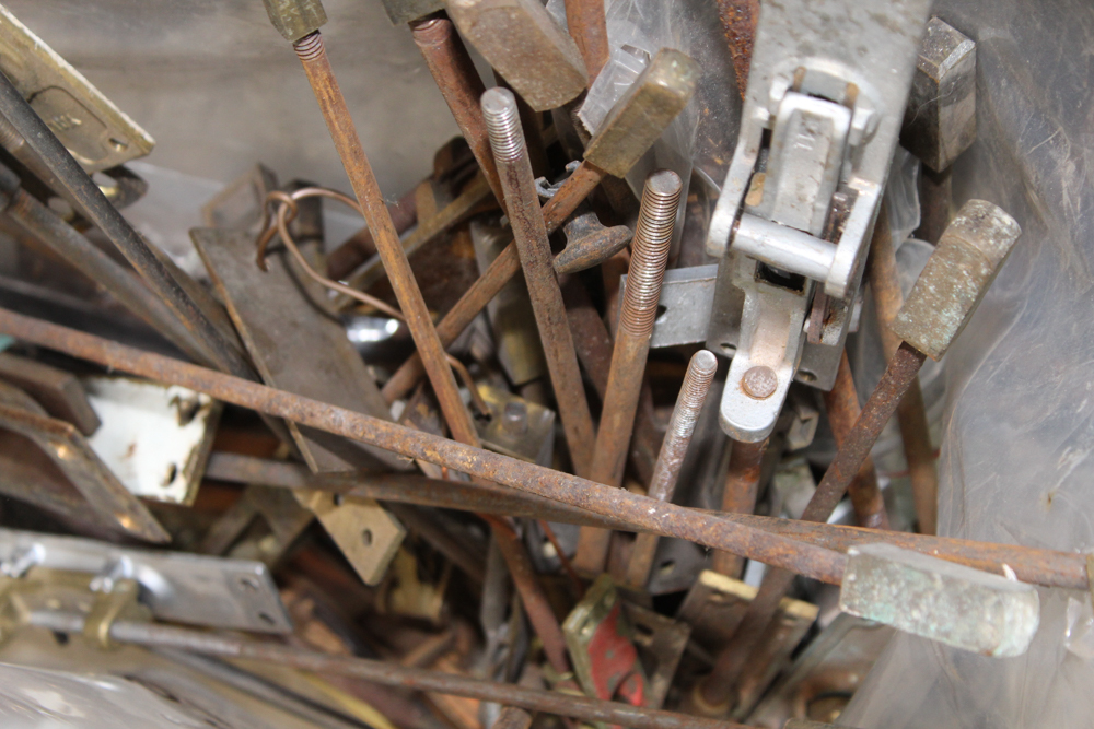 Vintage Wood Nail Bin | EBTH