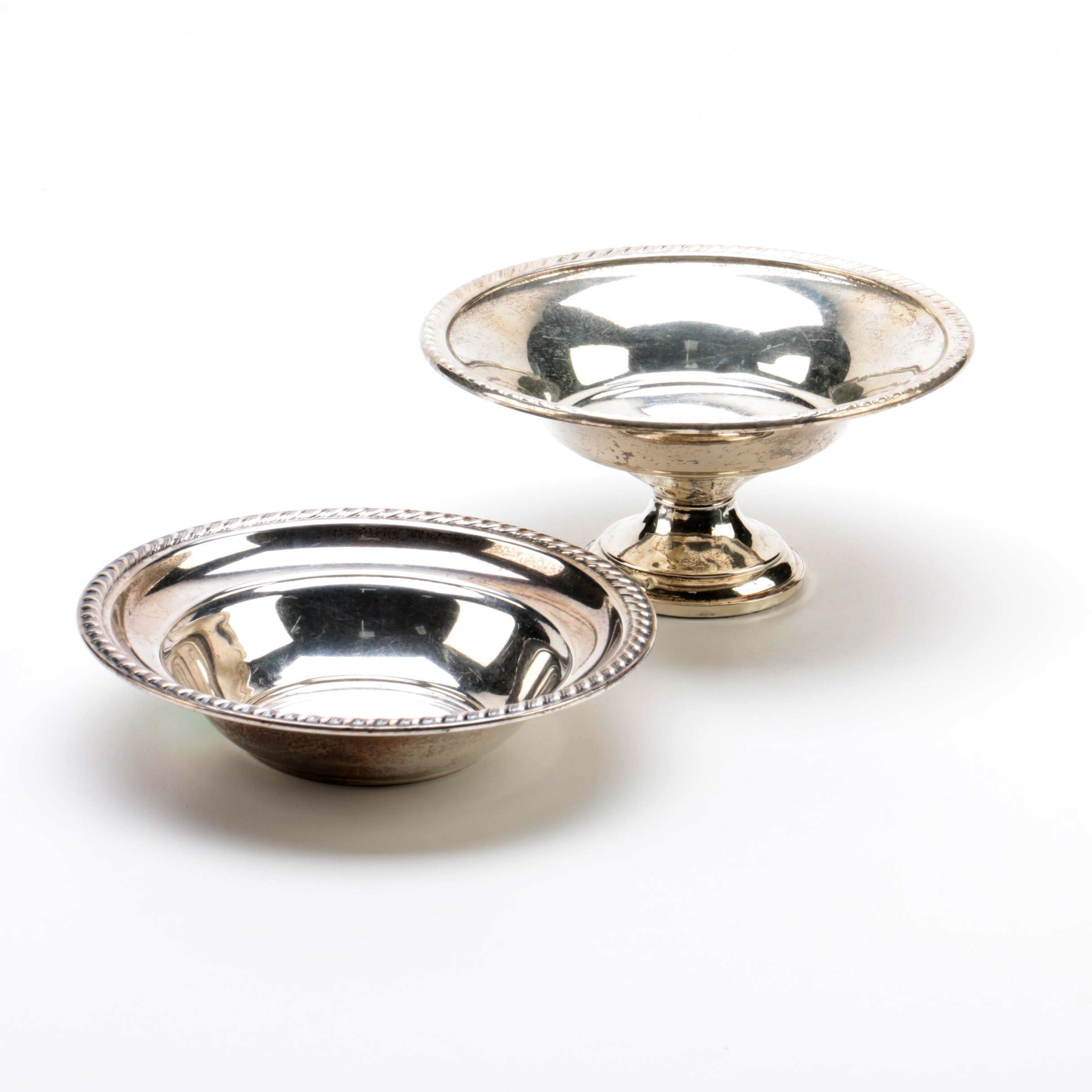 La Pierre Sterling Silver Bowl and Hamilton Weighted Sterling Silver ...