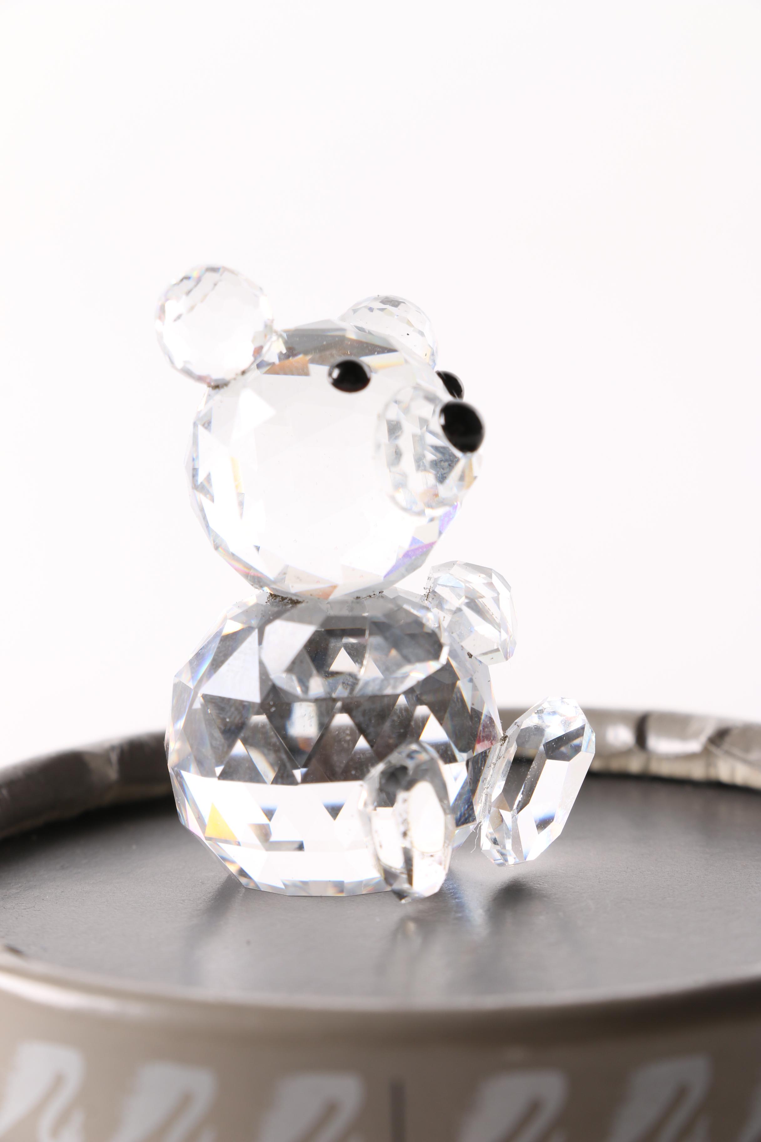 Swarovski Crystal Bear Figurine | EBTH