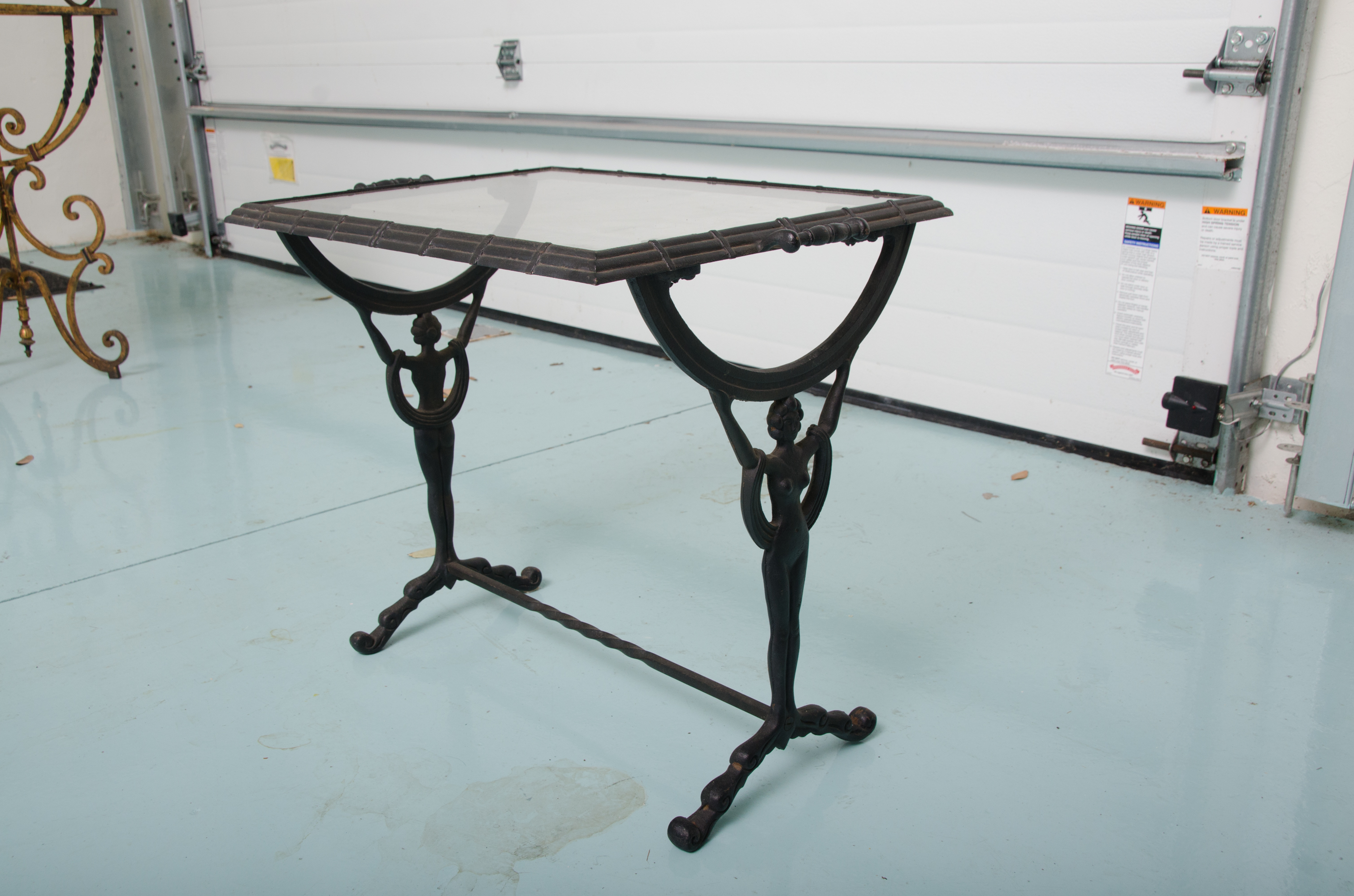 Metal Serving Tray Table | EBTH