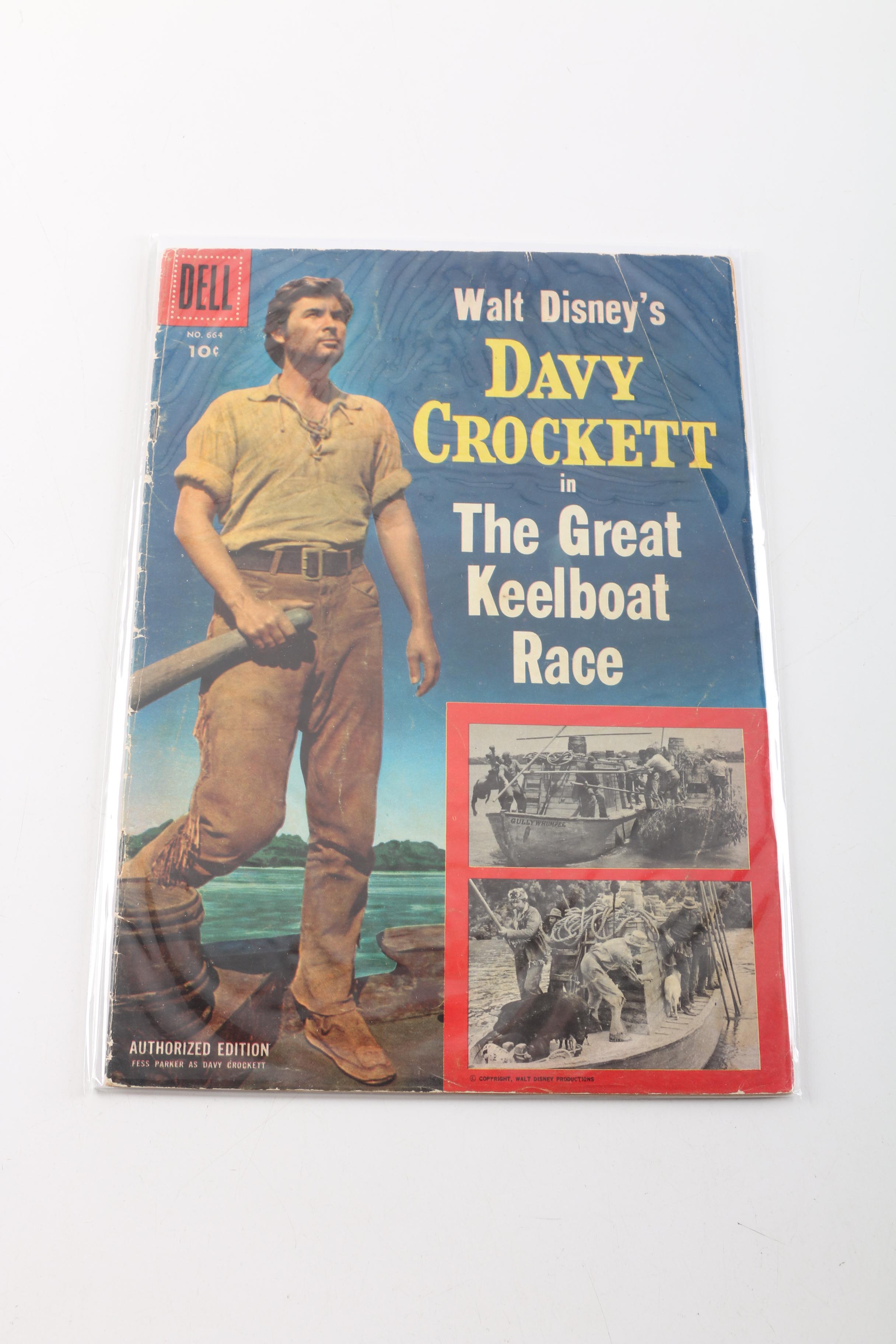 Mid-1950s "Four Color" Comics Featuring "Davy Crockett" | EBTH