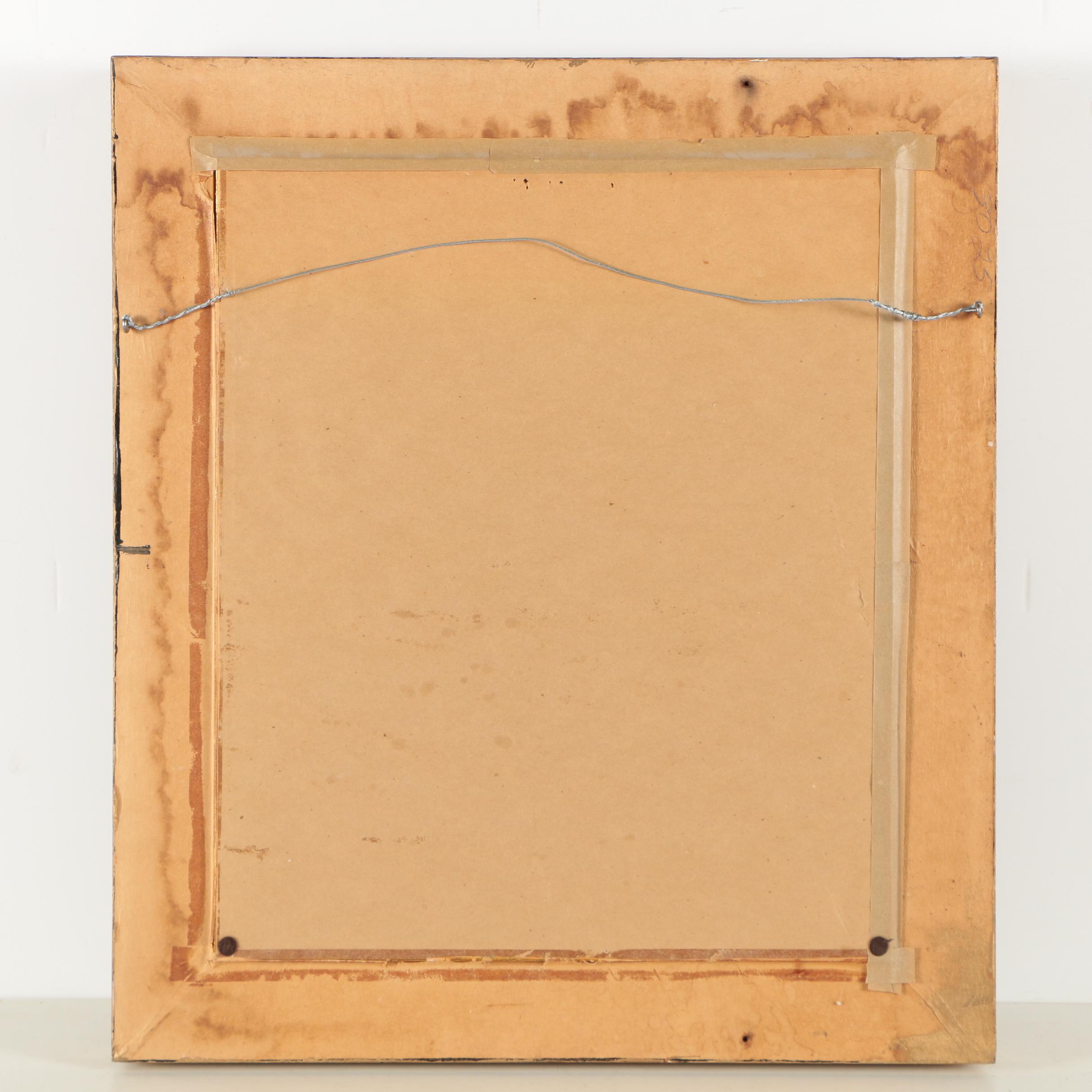 Ira Moskowitz Color Lithograph Print of Synagogue Interior | EBTH