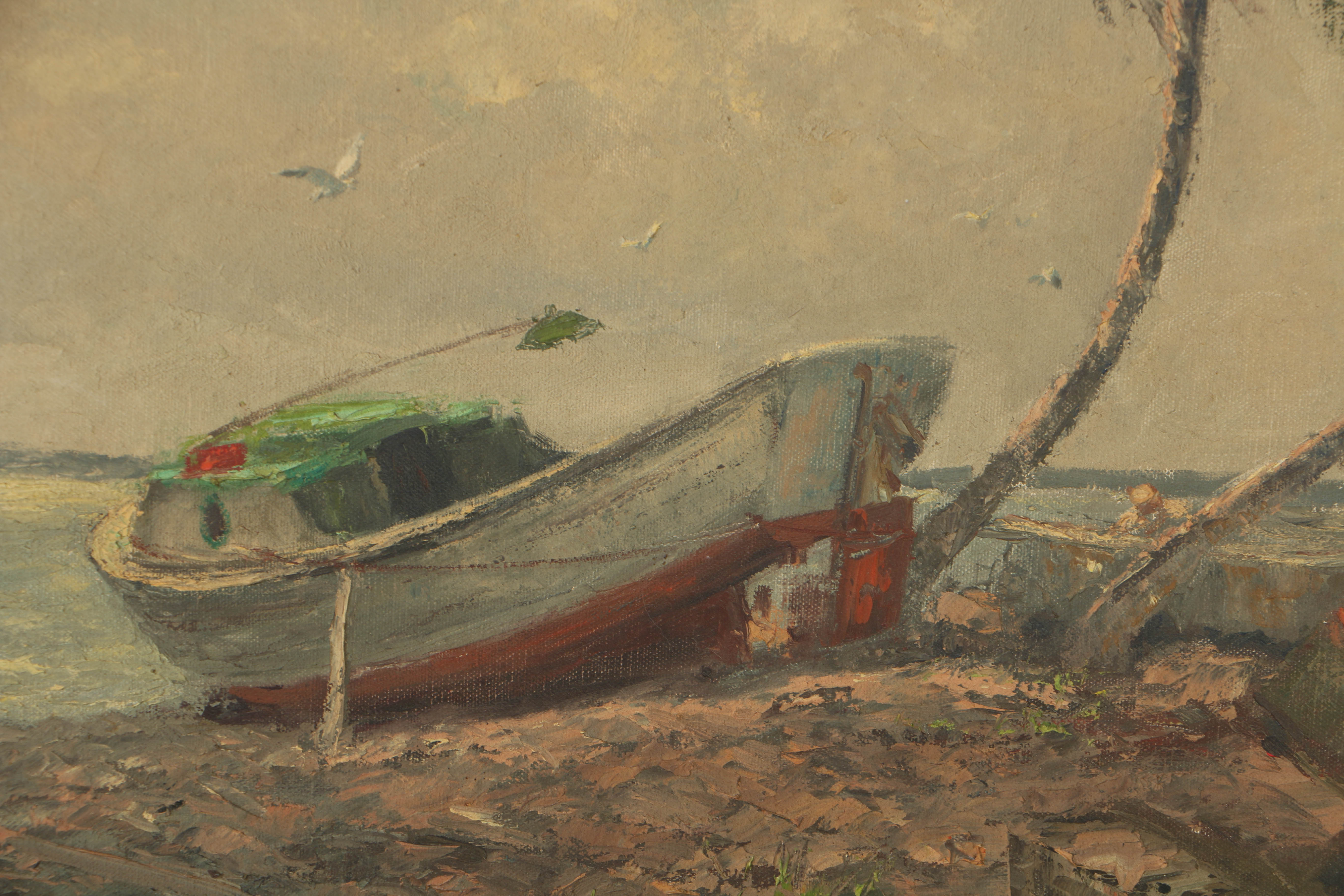 Albert Ernest Backus Oil Painting on Canvas "Morning Breeze - Indian ...