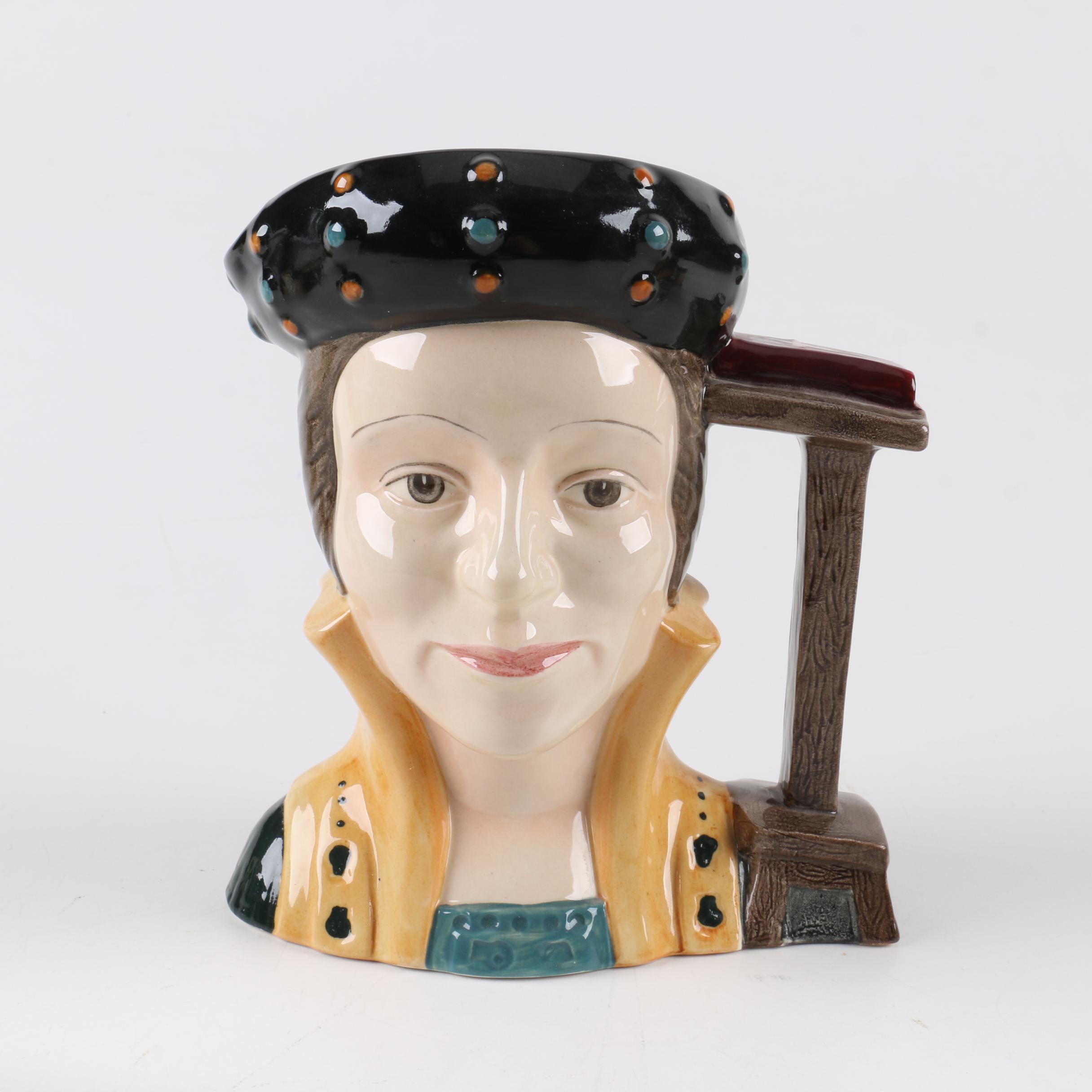 Vintage Royal Doulton "Catherine Parr" Toby Character Jugs 1980 | EBTH