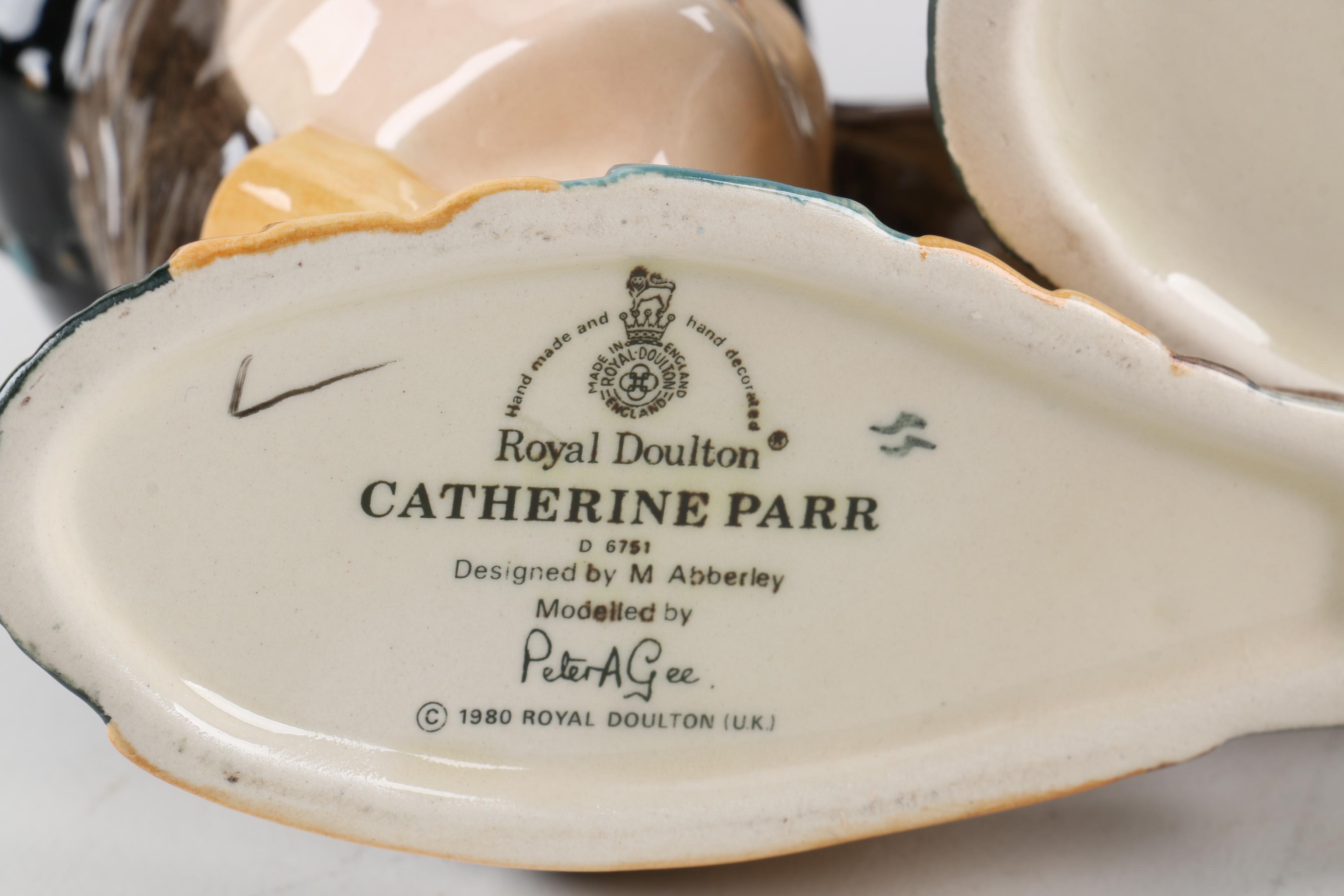 Vintage Royal Doulton "Catherine Parr" Toby Character Jugs 1980 | EBTH