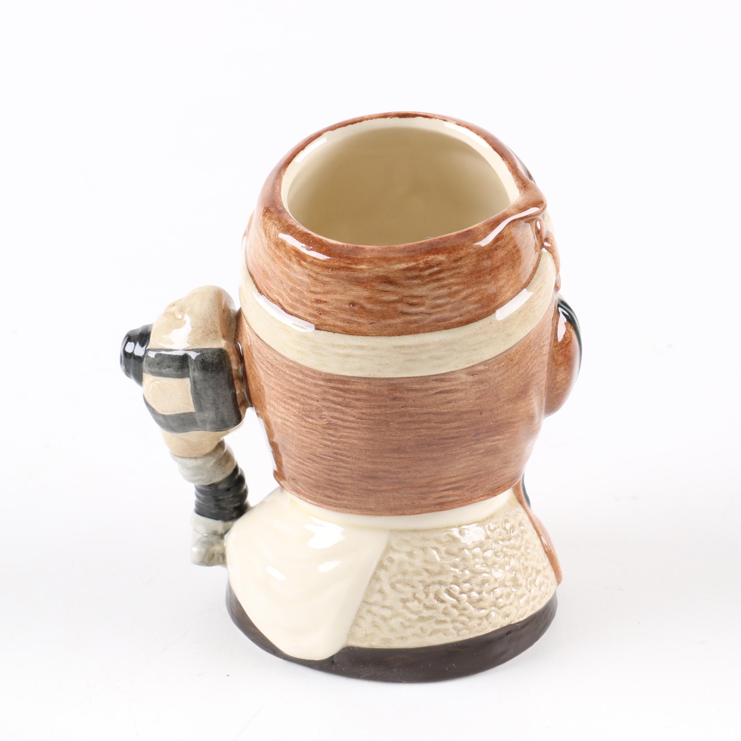 Royal Doulton "The Sailor" and Other Armed Forces Toby Character Jugs ...
