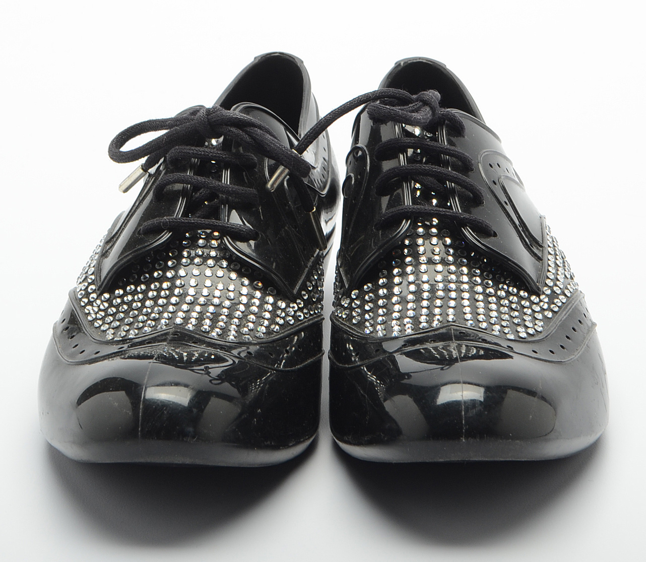 J. Maskrey for Melissa Couture Black Recycled PVC Oxfords | EBTH
