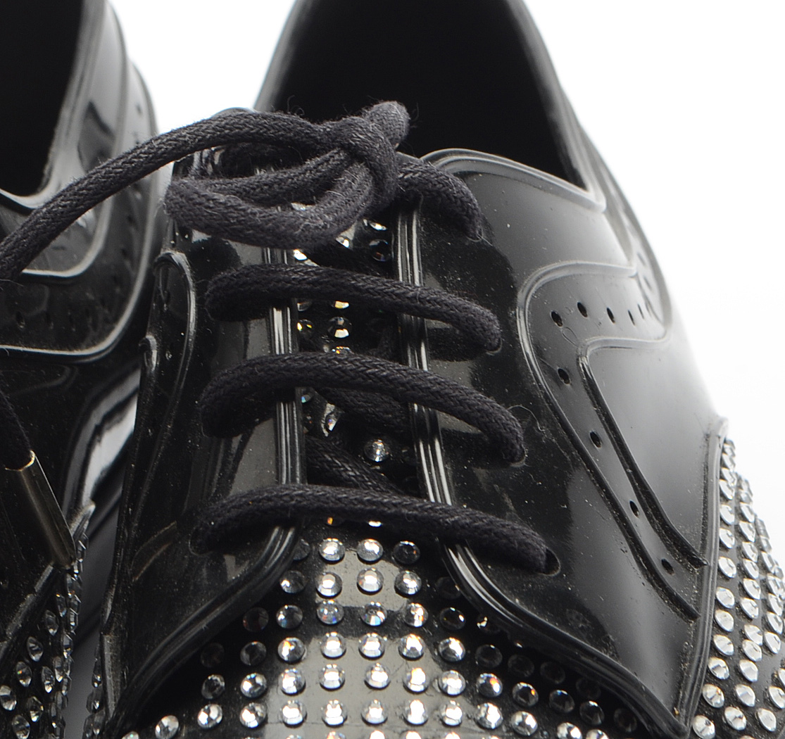 J. Maskrey for Melissa Couture Black Recycled PVC Oxfords | EBTH