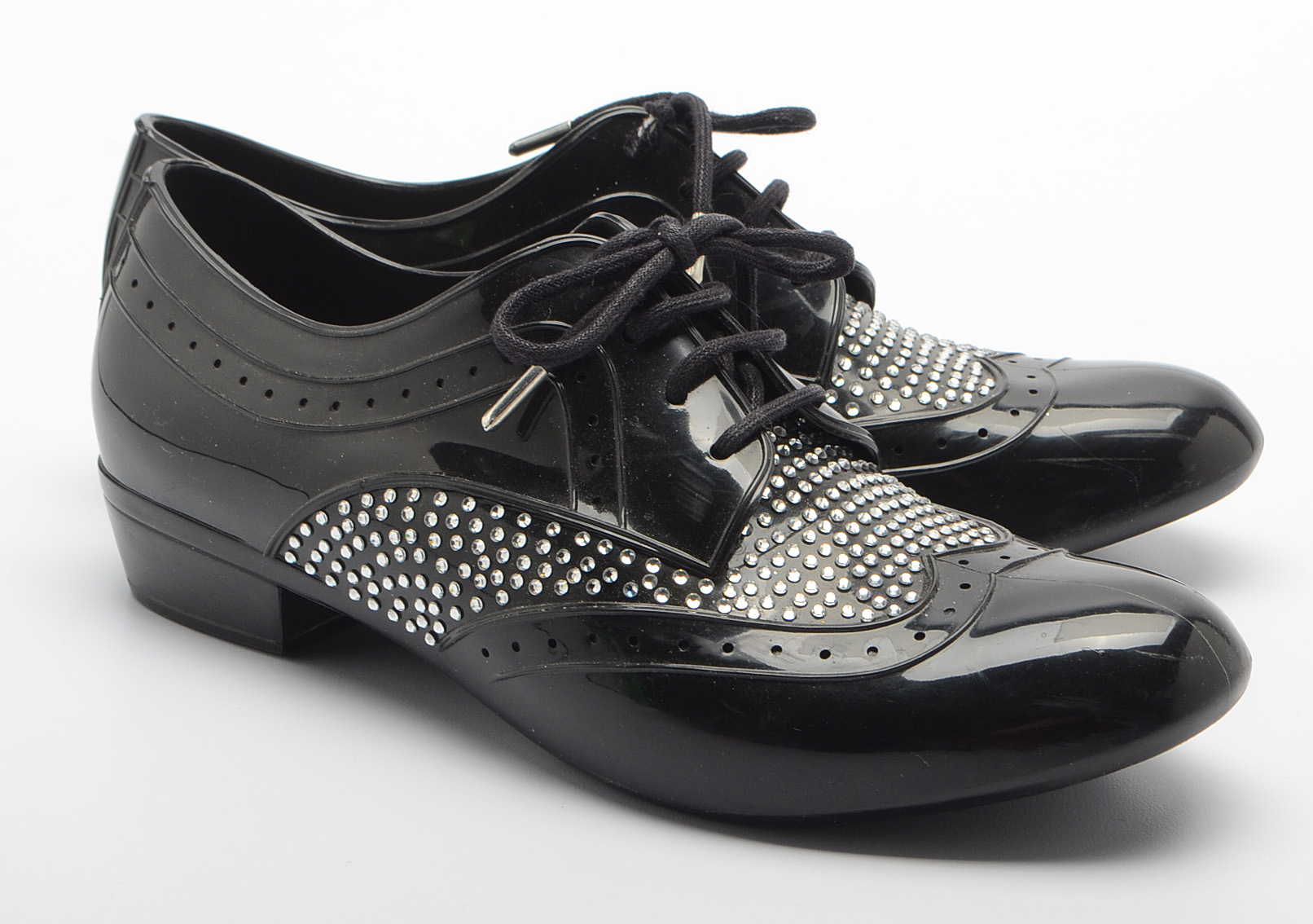 J. Maskrey for Melissa Couture Black Recycled PVC Oxfords | EBTH