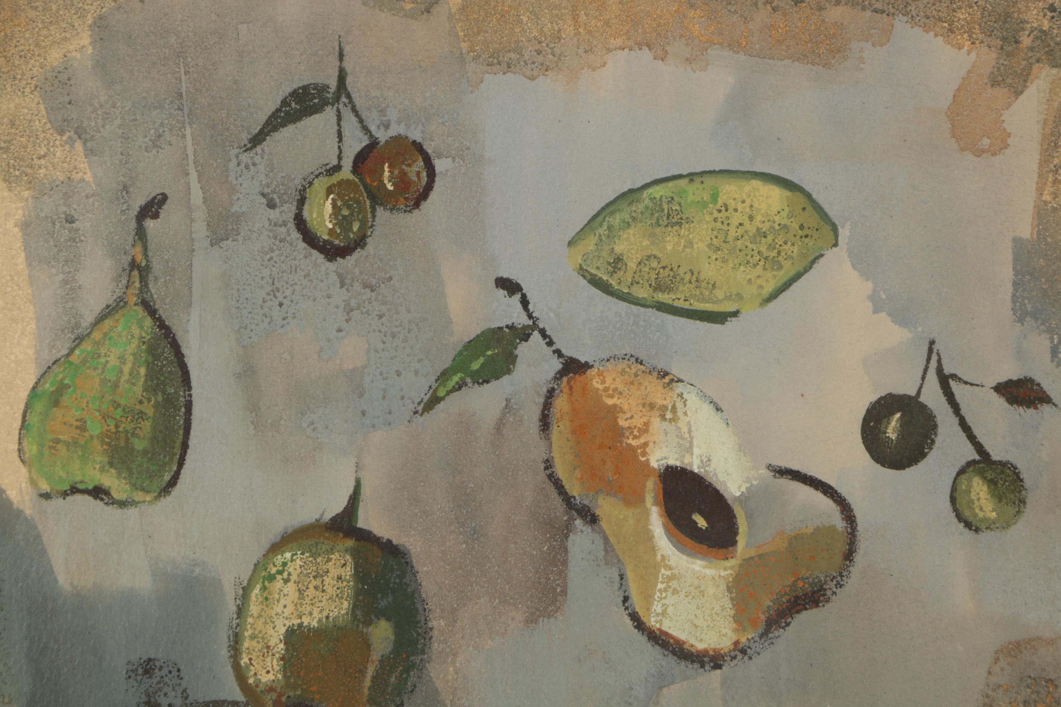 Gouache Painting of Fruit | EBTH