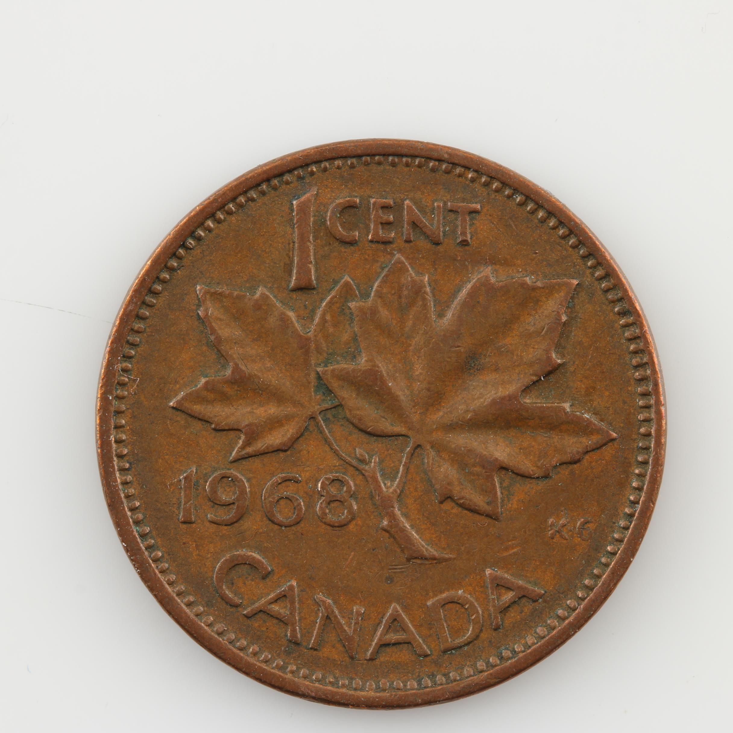 Group of 600 Various Canadian Copper Cents | EBTH