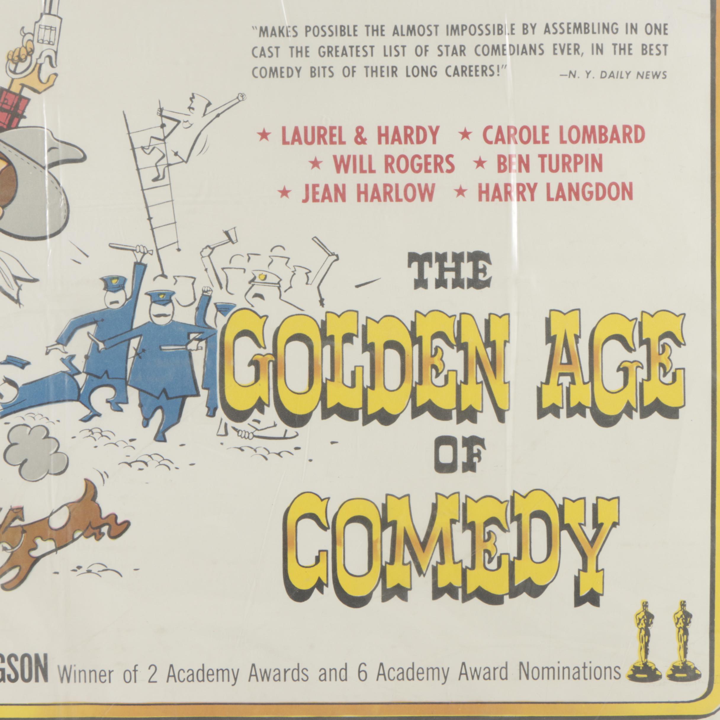 1958 "The Golden Age of Comedy" Lithograph Movie Poster | EBTH