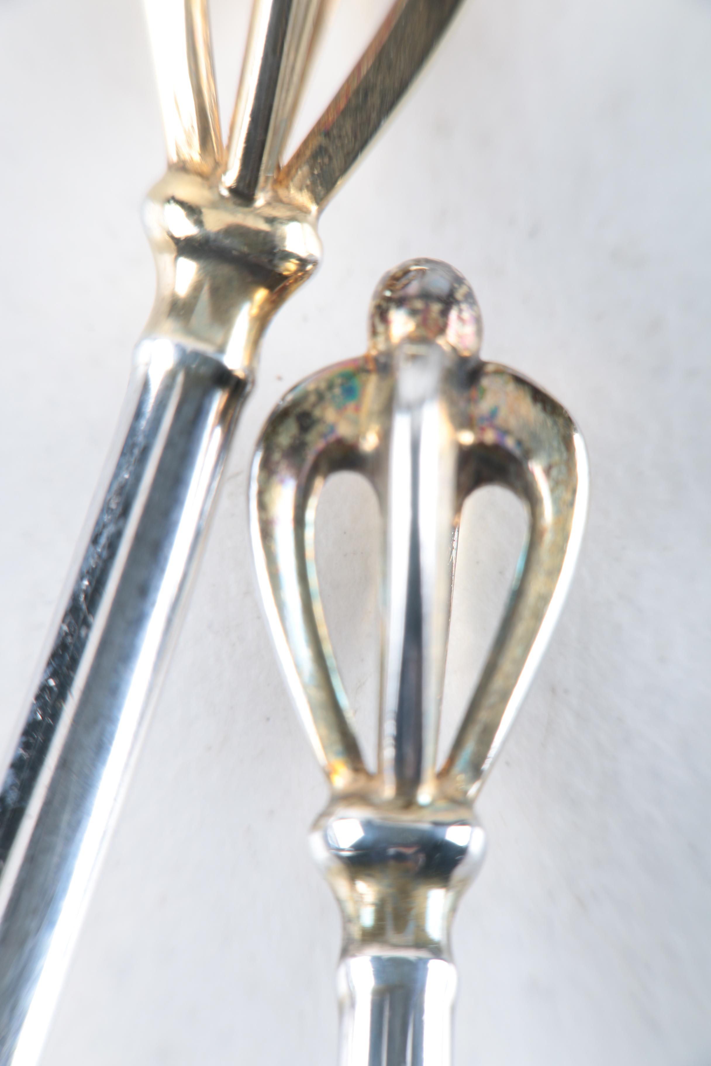 Georg Jensen Danish Sterling Silver Salt Spoon with W. & S. Sorensen ...