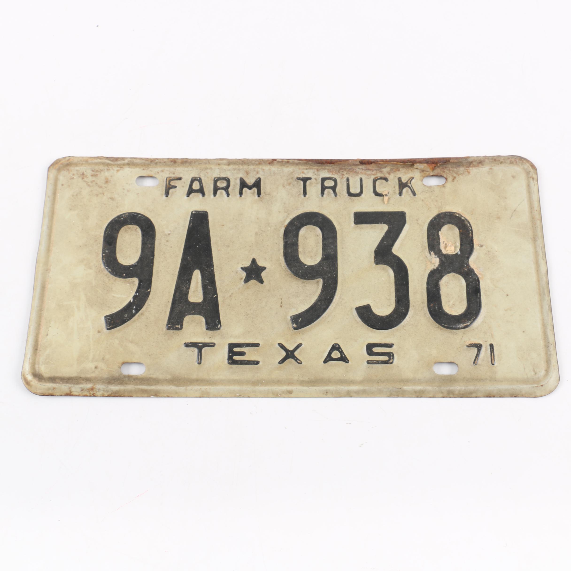 1970s License Plates | EBTH