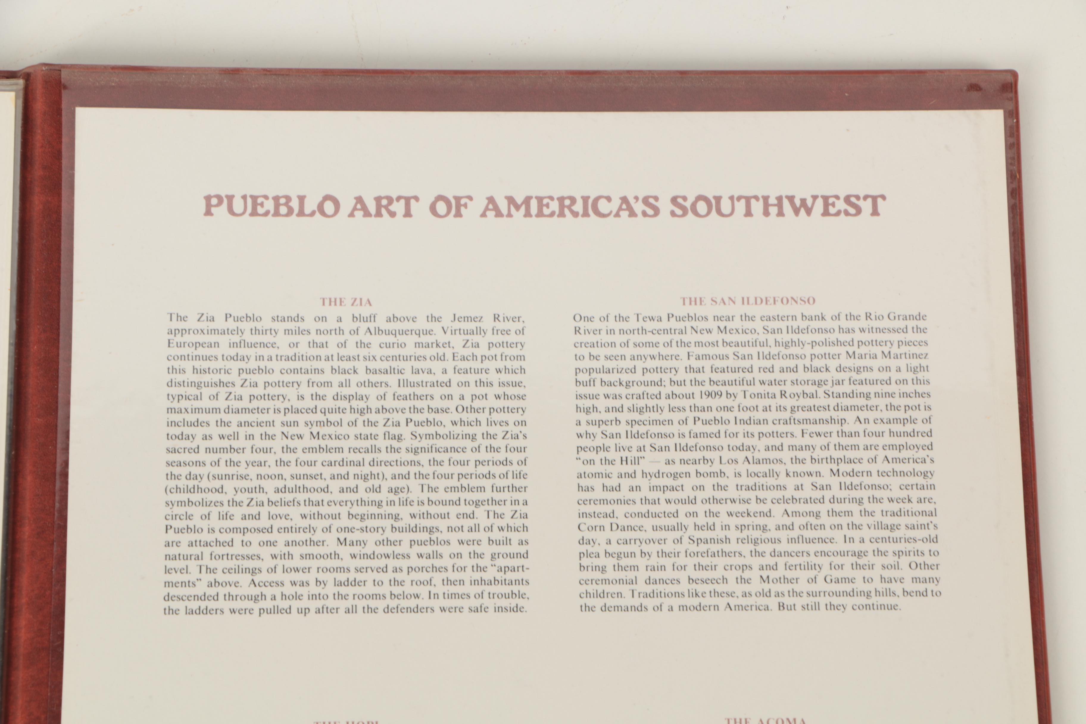 Lyle Tayson Offset Lithographs "Pueblo Art of America's Southwest ...