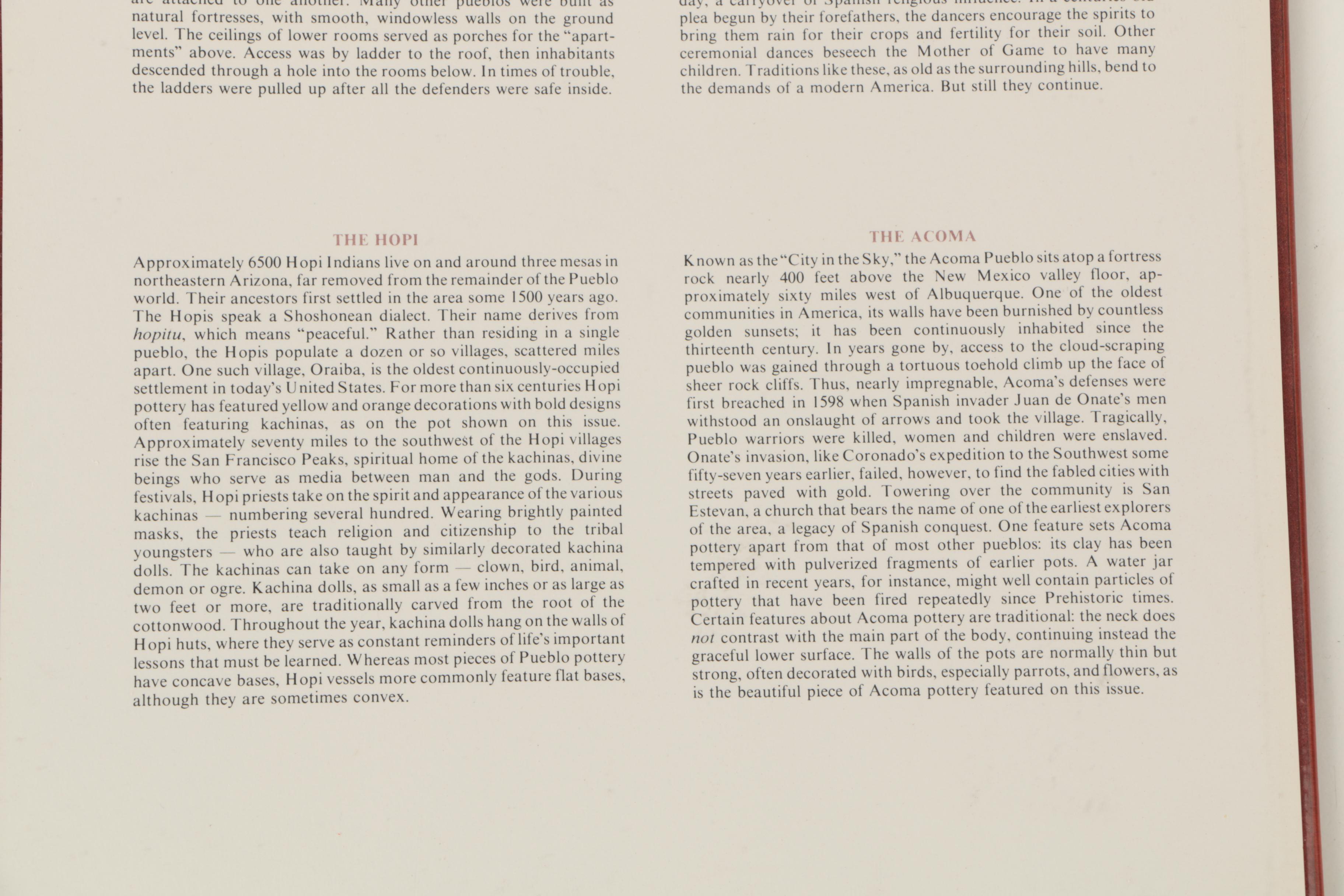 Lyle Tayson Offset Lithographs "Pueblo Art of America's Southwest ...