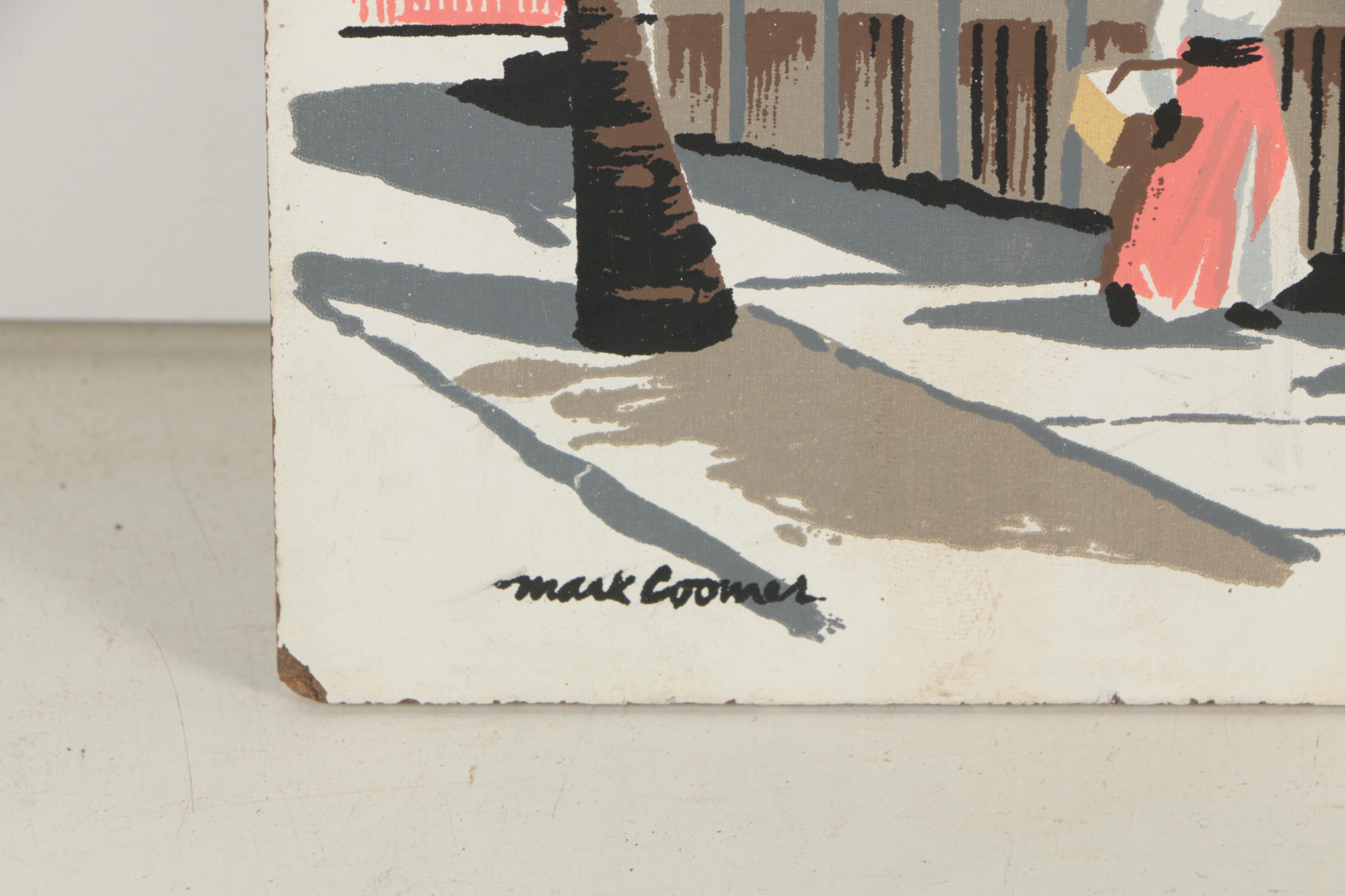 Vintage Mark Coomer Serigraphs of Tropical Architecture | EBTH