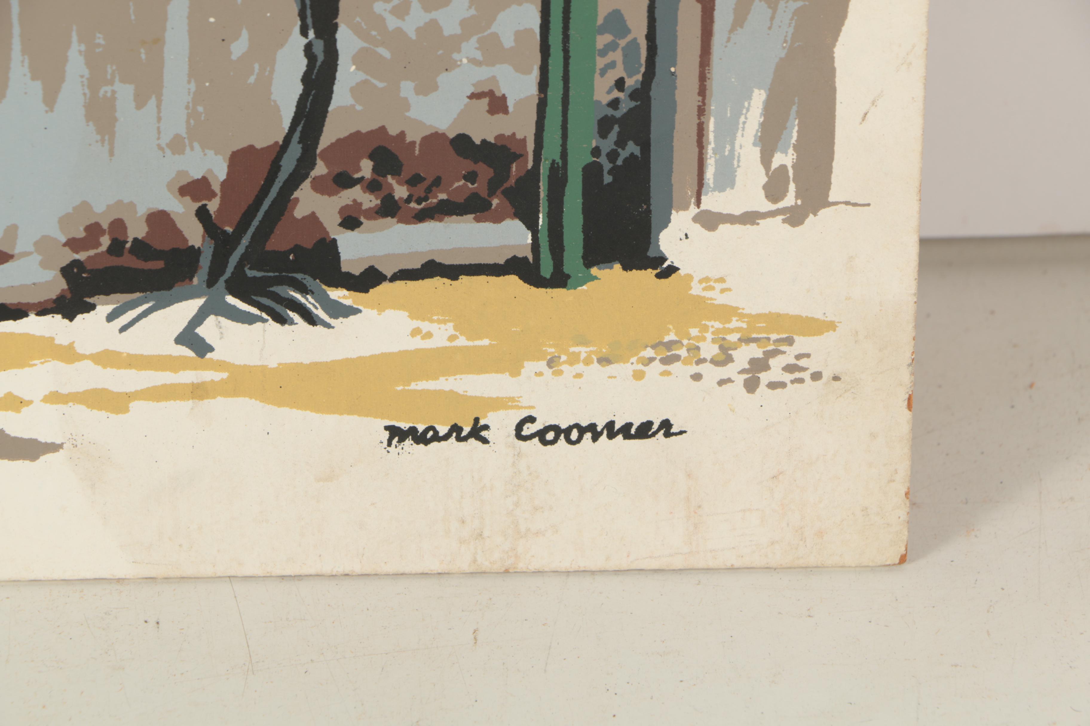 Vintage Mark Coomer Serigraphs of Tropical Architecture | EBTH