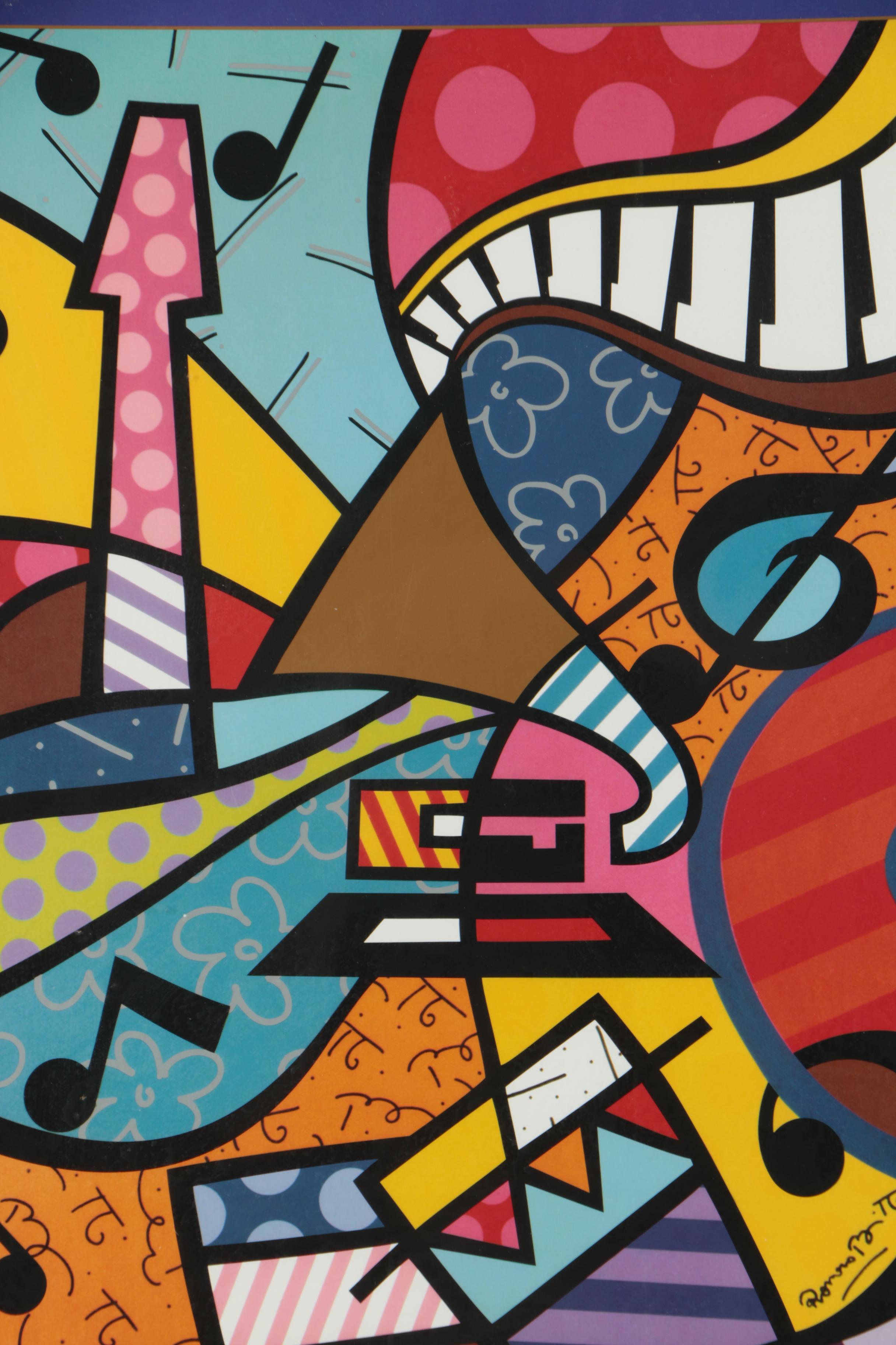 2000 Romero Britto First Annual Latin Grammy Awards Poster | EBTH