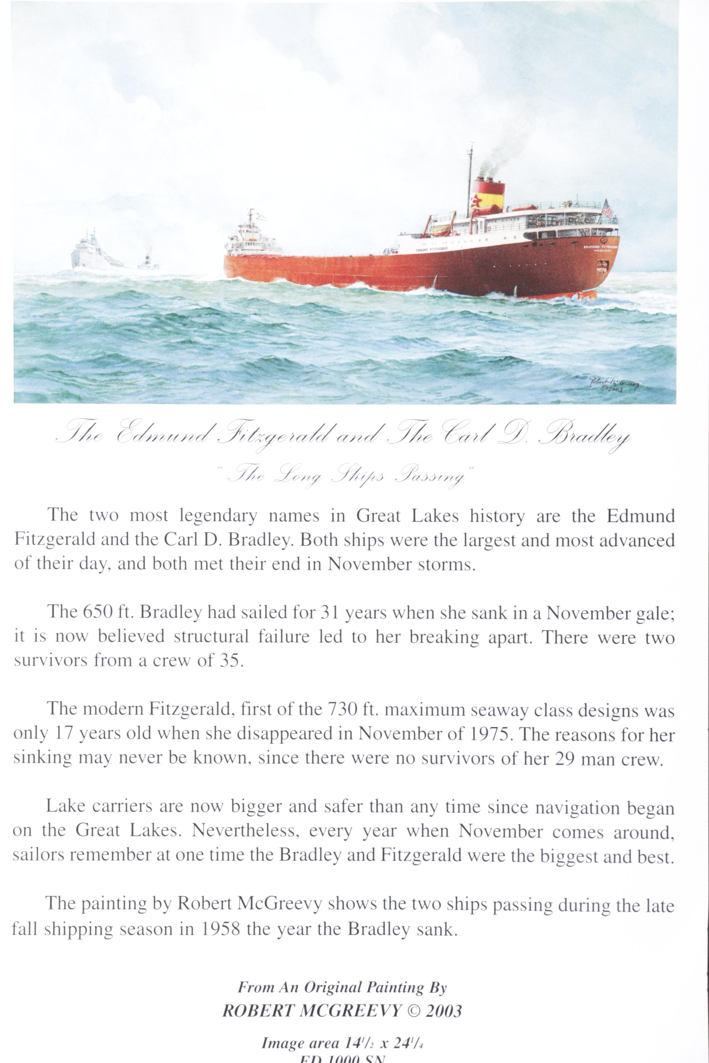 Robert McGreevy Reproduction Prints Featuring "Schooner Cornelia B ...