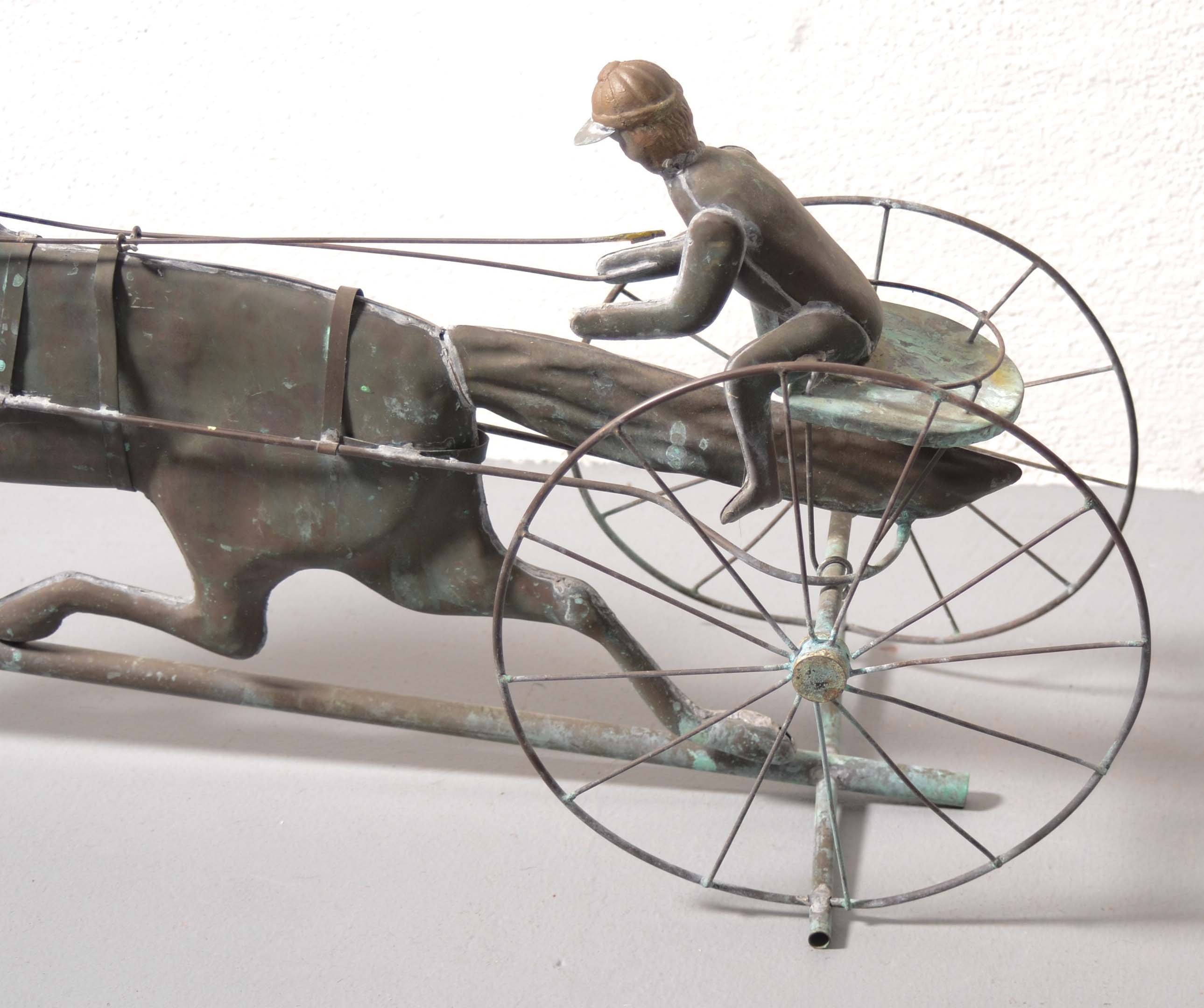 Vintage Harness Racing Horse Weathervane | EBTH