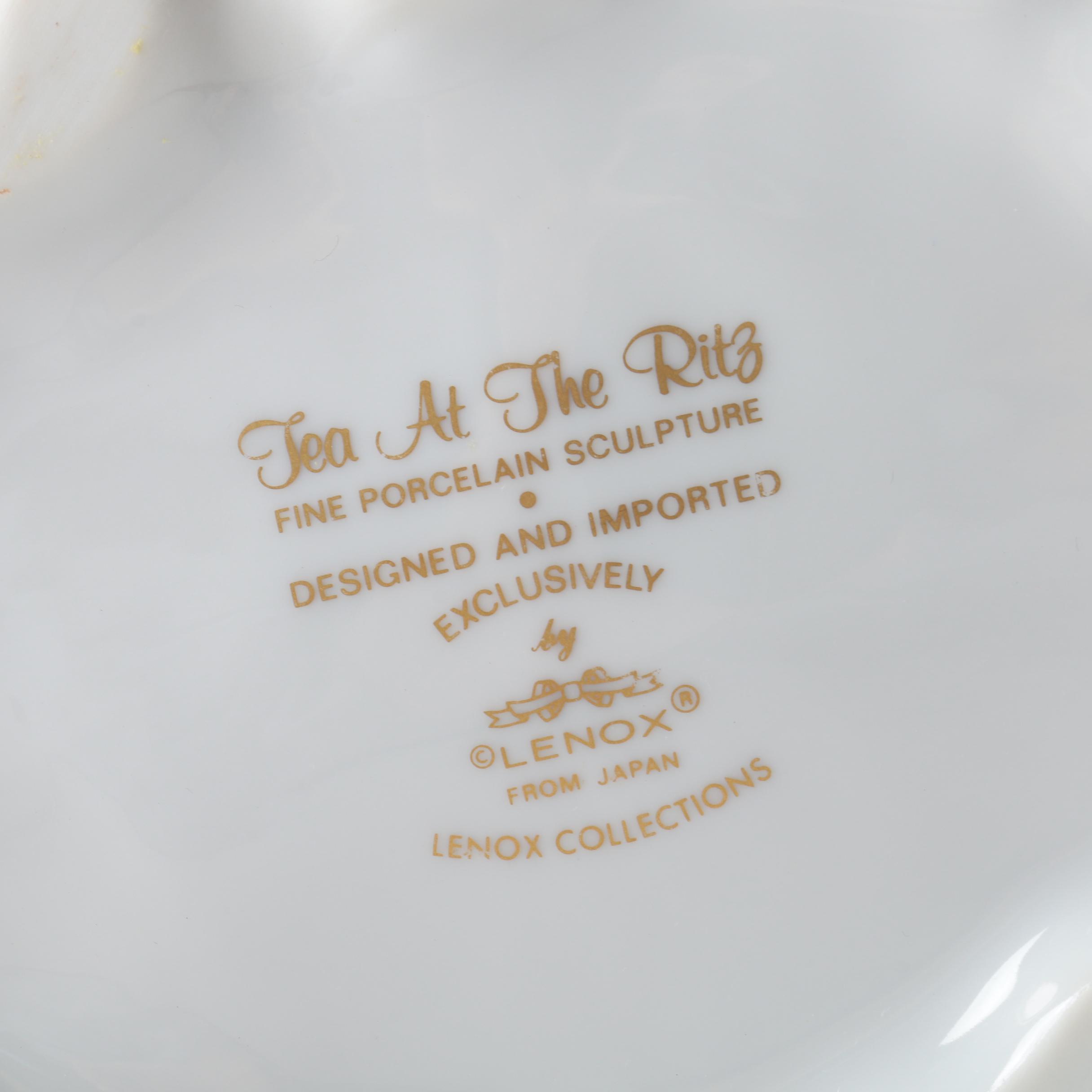 Lenox Figurines featuring "Tea at the Ritz" and "Governor's Garden ...