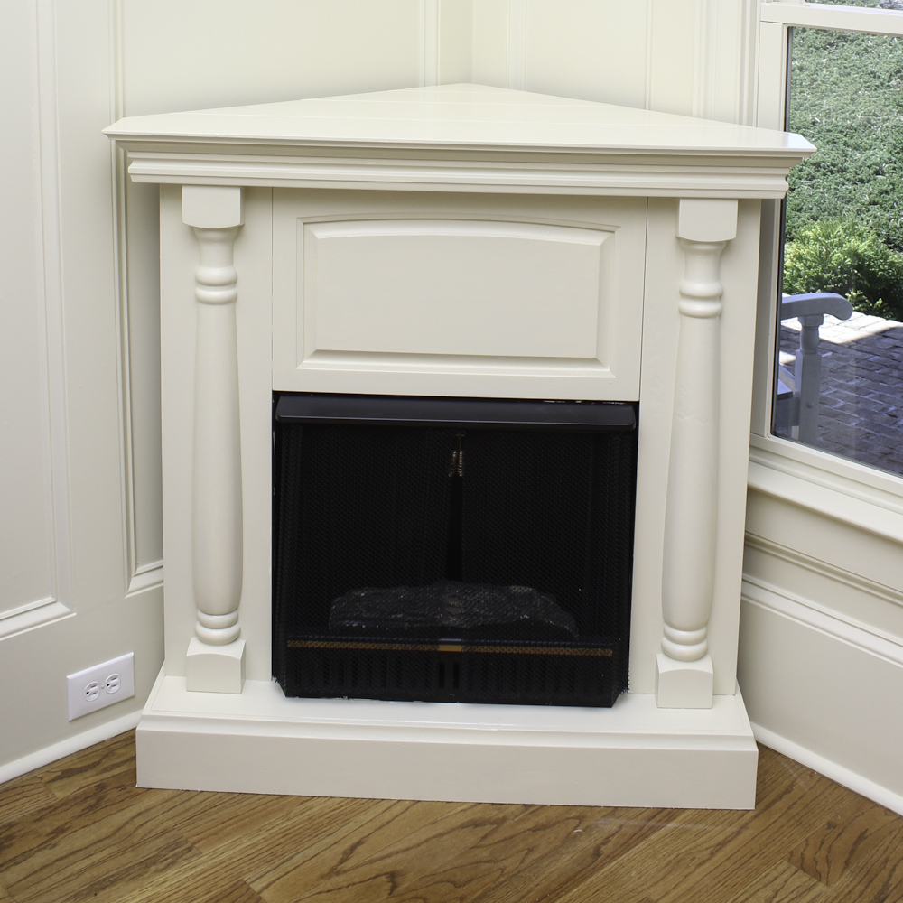 Ornamental Corner Faux Fireplace | EBTH