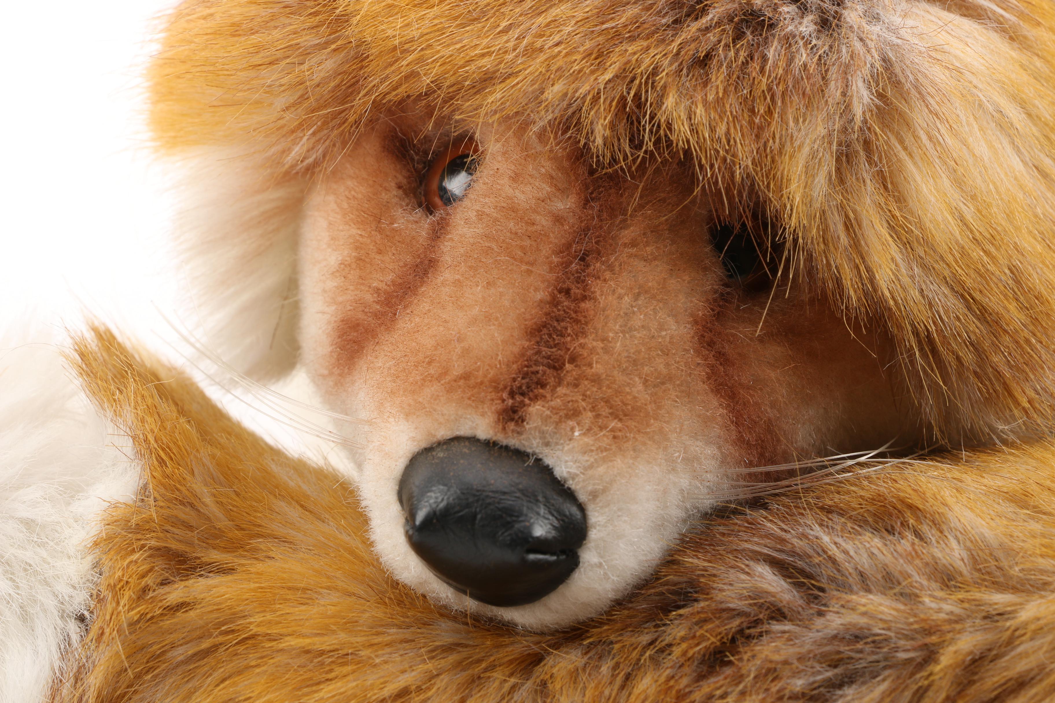 Steiff "Xorry" and "Fuzzy" Plush Foxes | EBTH