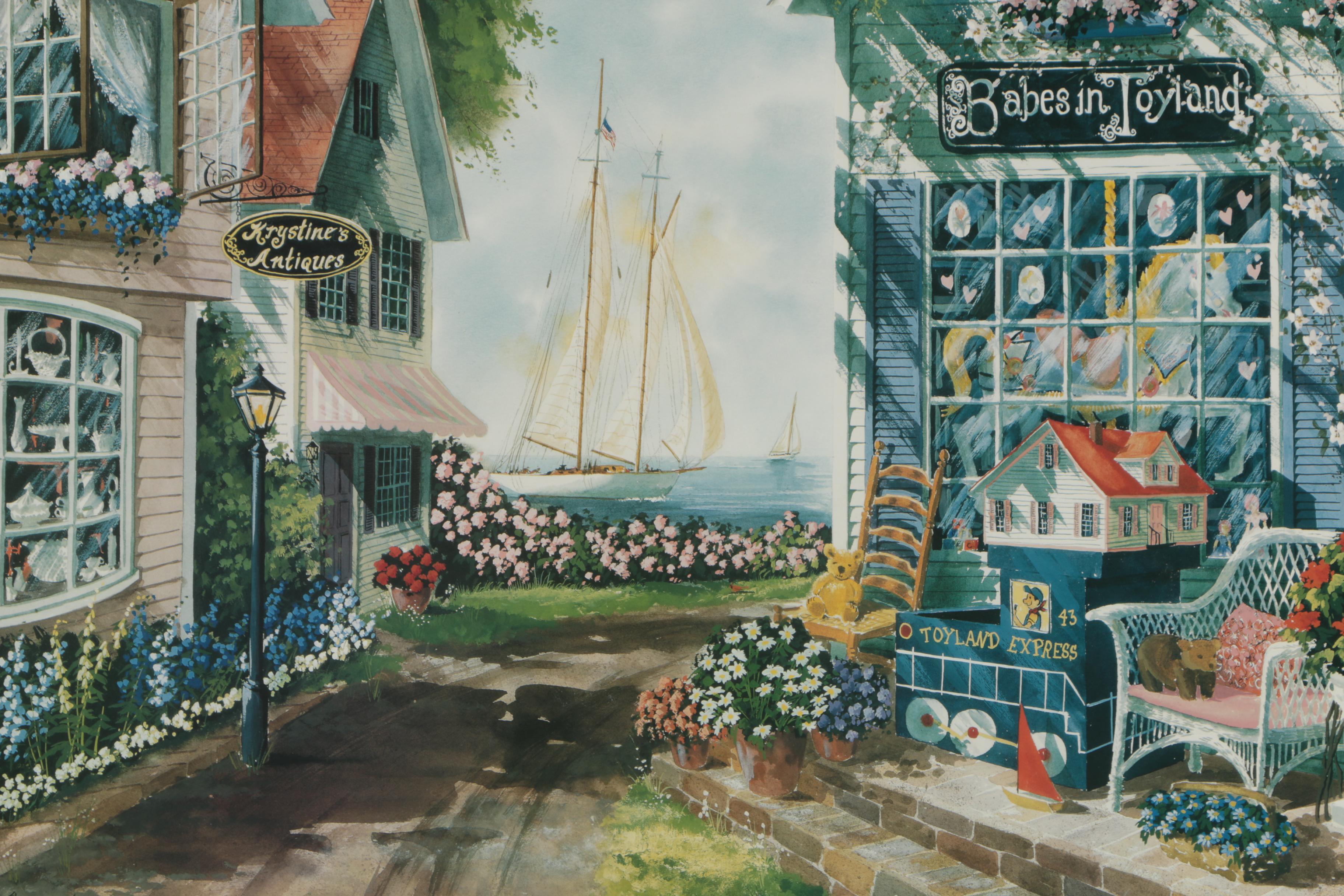 Denise Patchell-Olson Limited Edition Offset Lithograph of New England ...