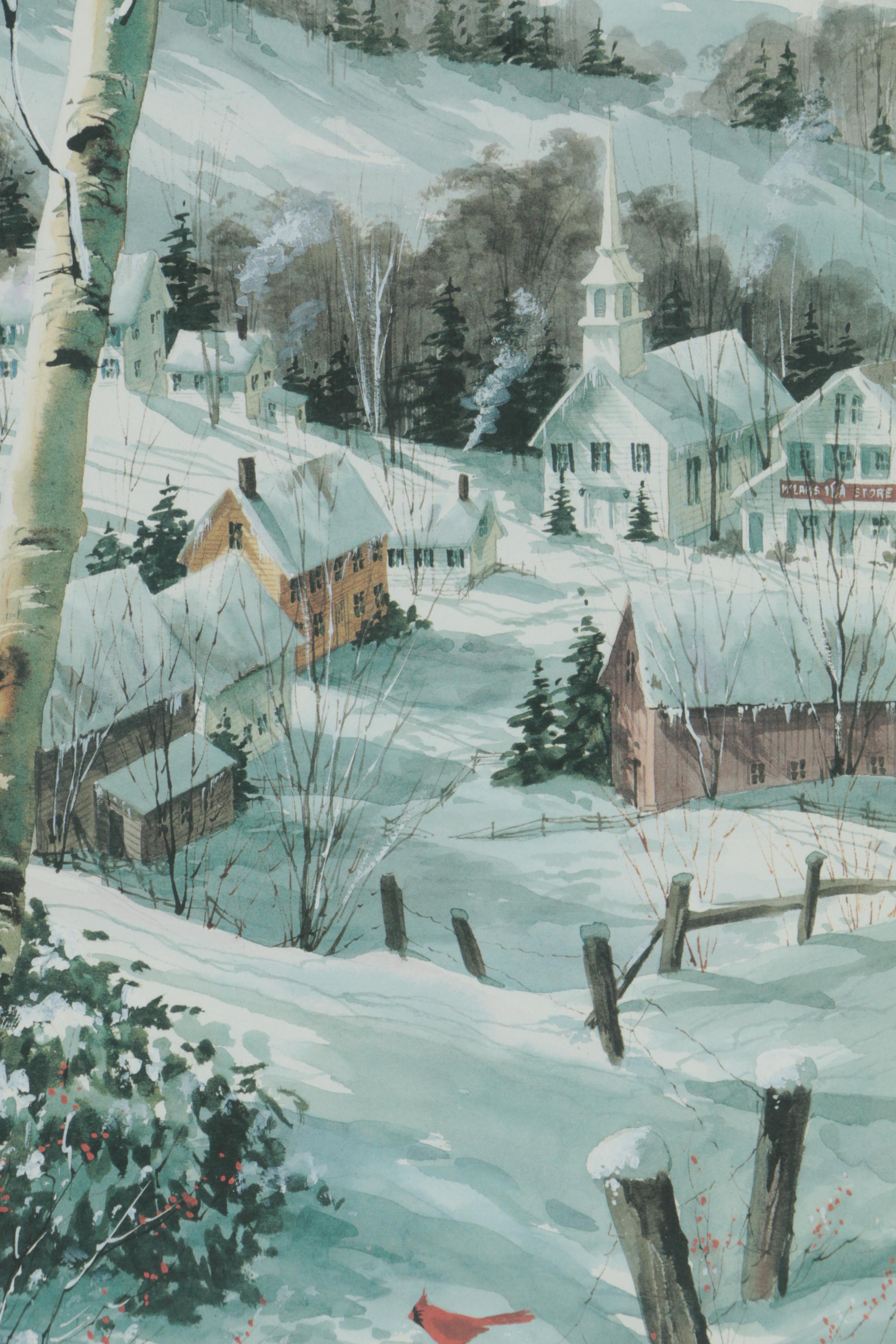 Denise Patchell-Olson Limited Edition Offset Lithograph "Vermont ...