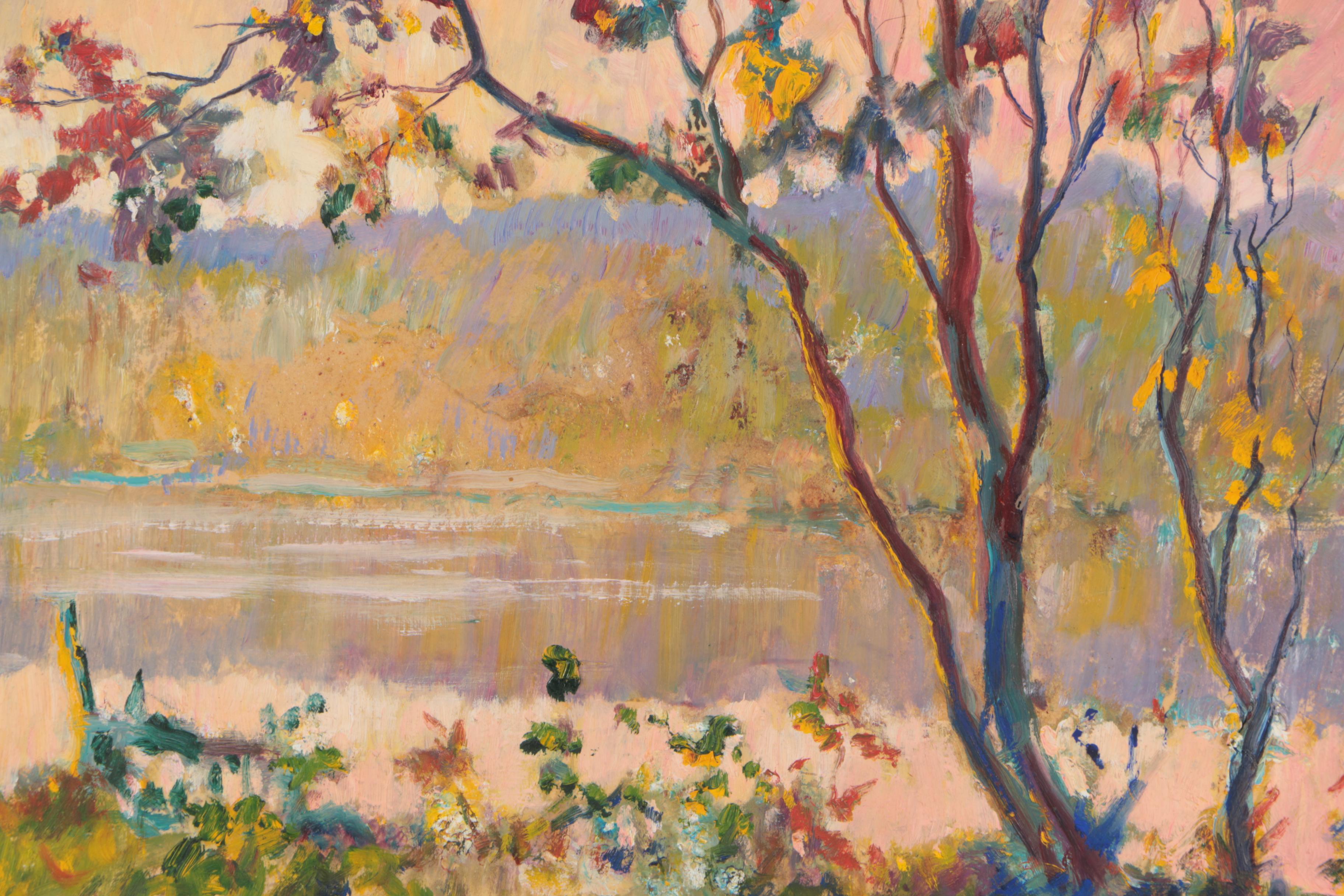 Edward Lis Oil Painting "Reflective Time" | EBTH