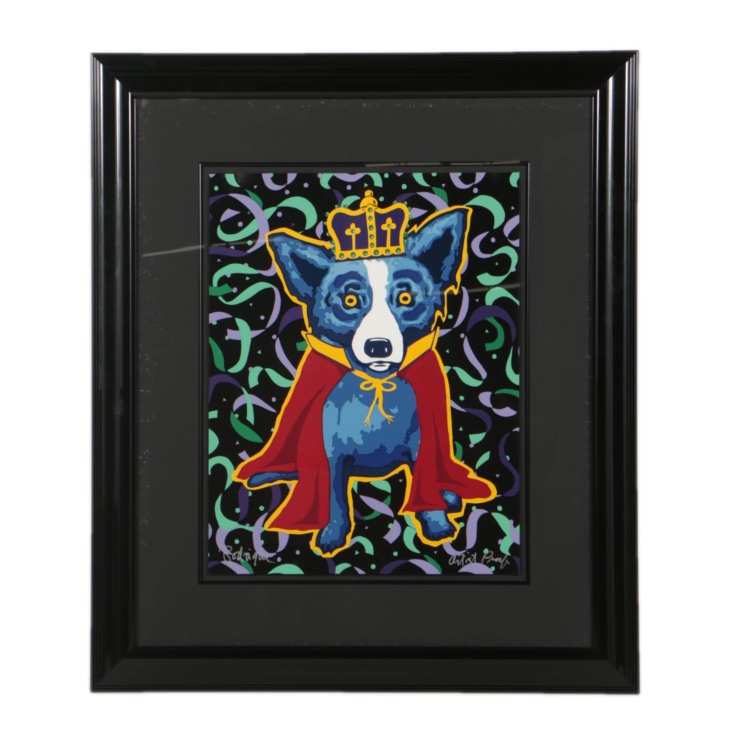 George Rodrigue Artist Proof Serigraph "Mardi Gras '96" | EBTH
