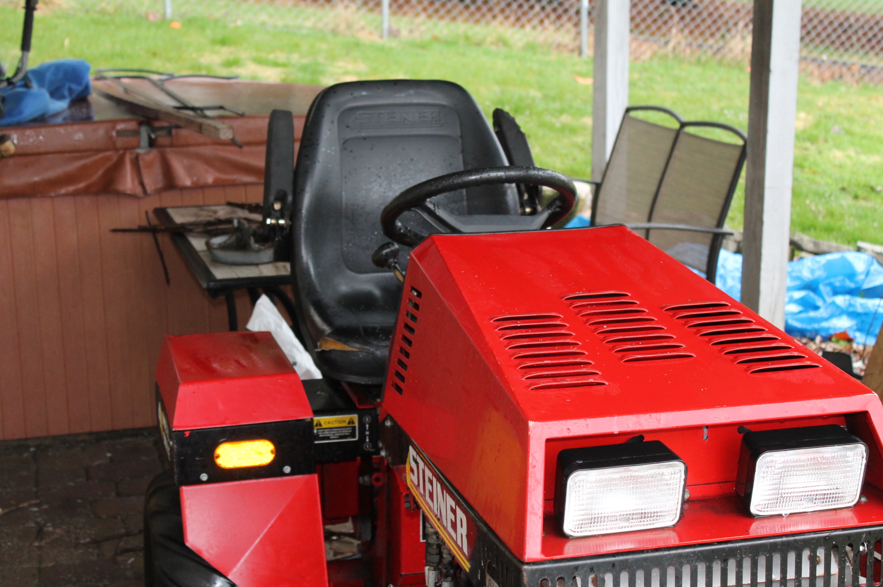 Steiner 430 Max Lawn Tractor with 60" Cutting Deck and Dozer Blade | EBTH