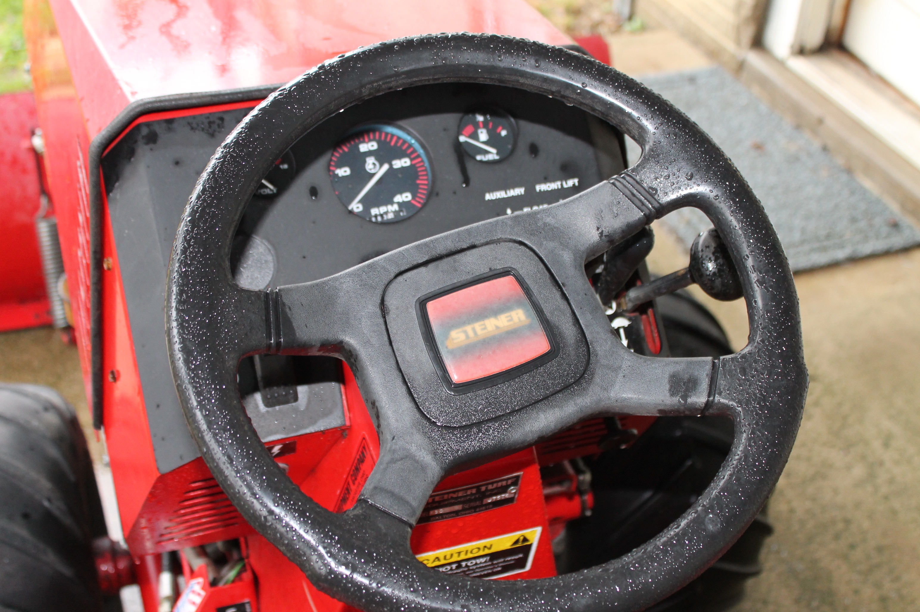 Steiner 430 Max Lawn Tractor with 60" Cutting Deck and Dozer Blade | EBTH